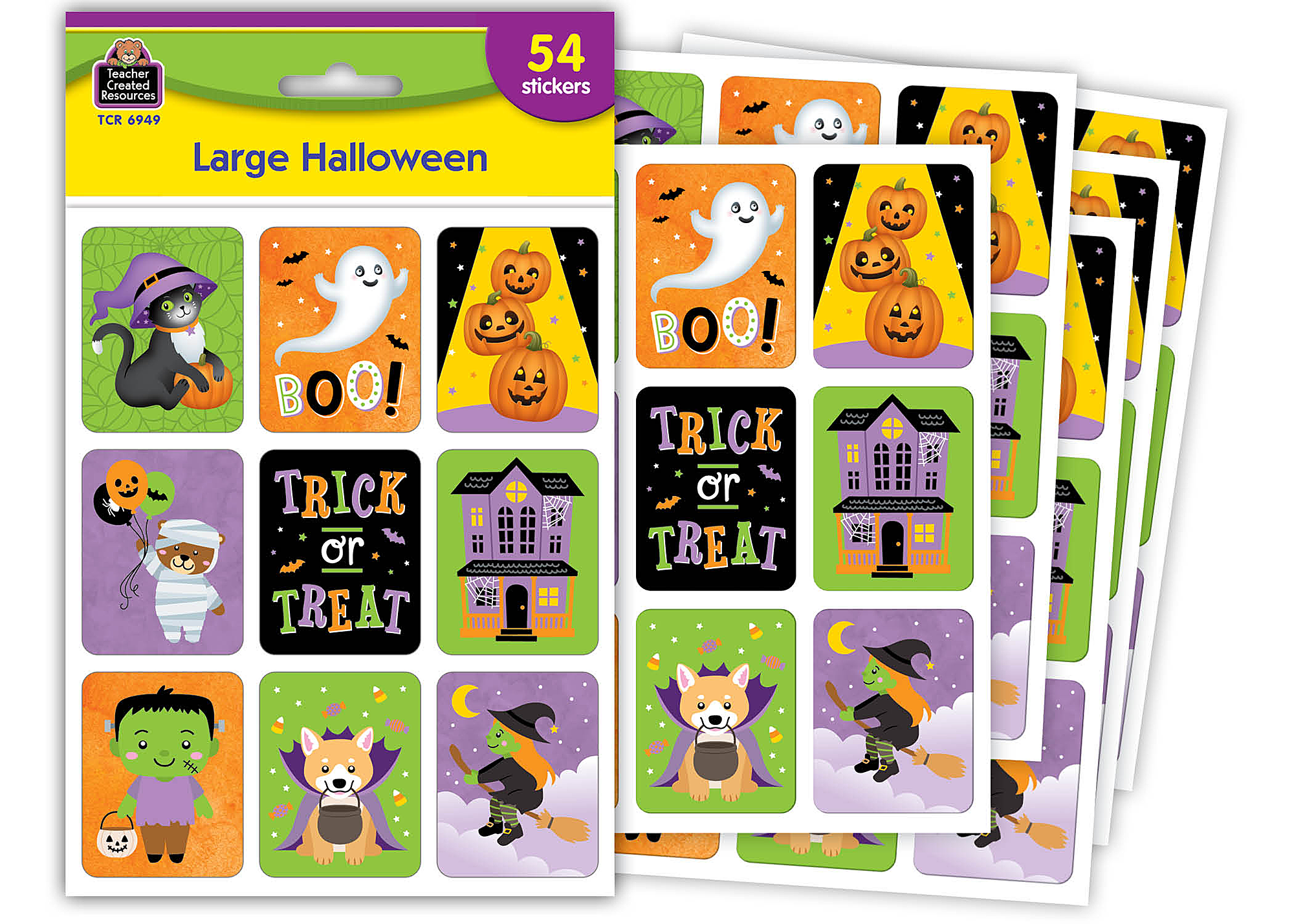 Large Halloween Stickers - TCR6949 | Teacher Created Resources
