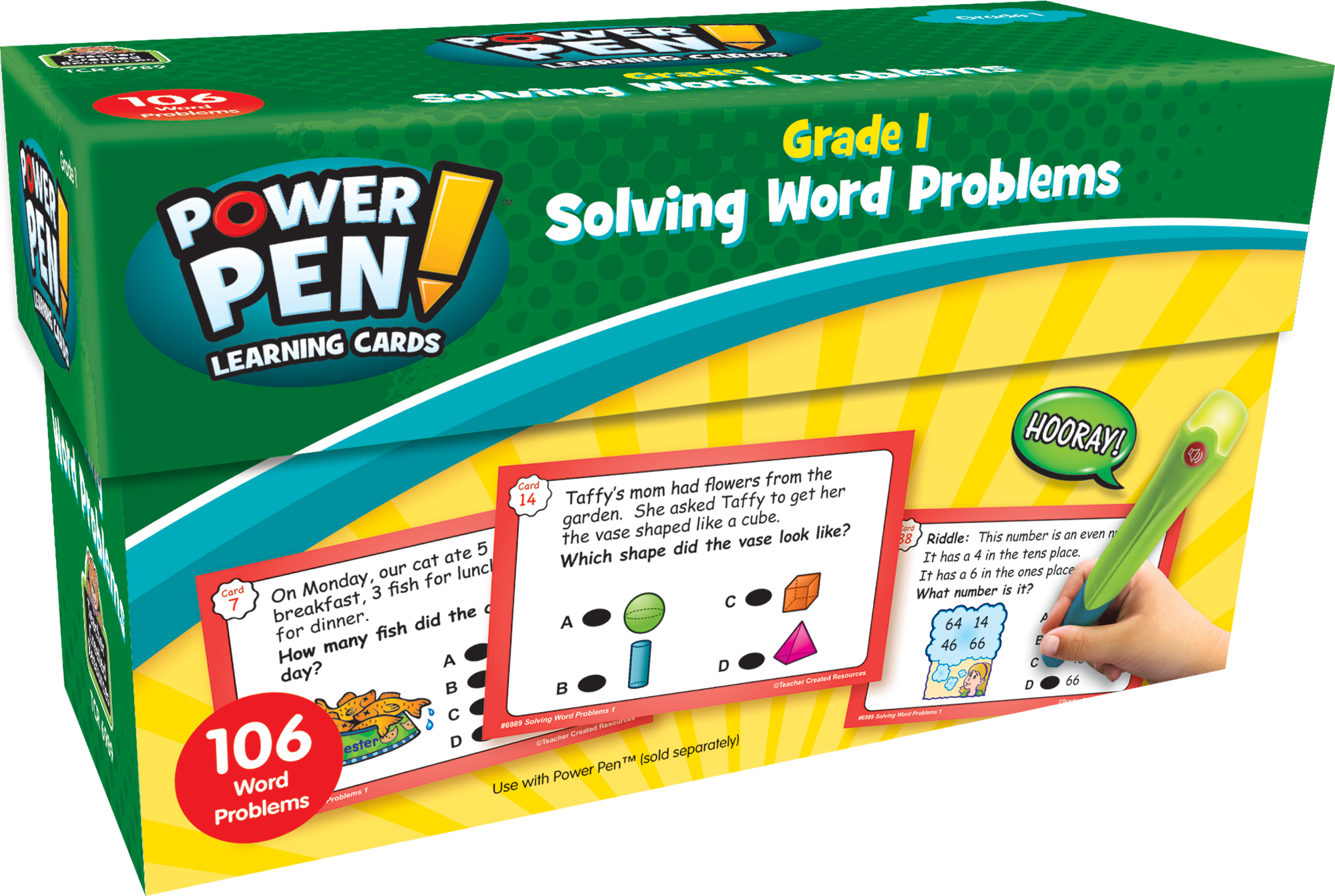 Power Pen Learning Cards: Solving Word Problems Grade 1 - TCR6989 ...