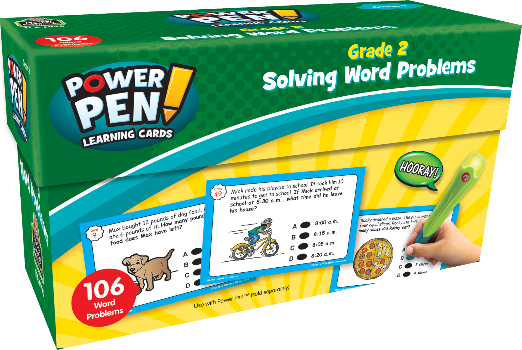 Power Pen Learning Cards: Solving Word Problems Grade 2 - TCR6990 ...