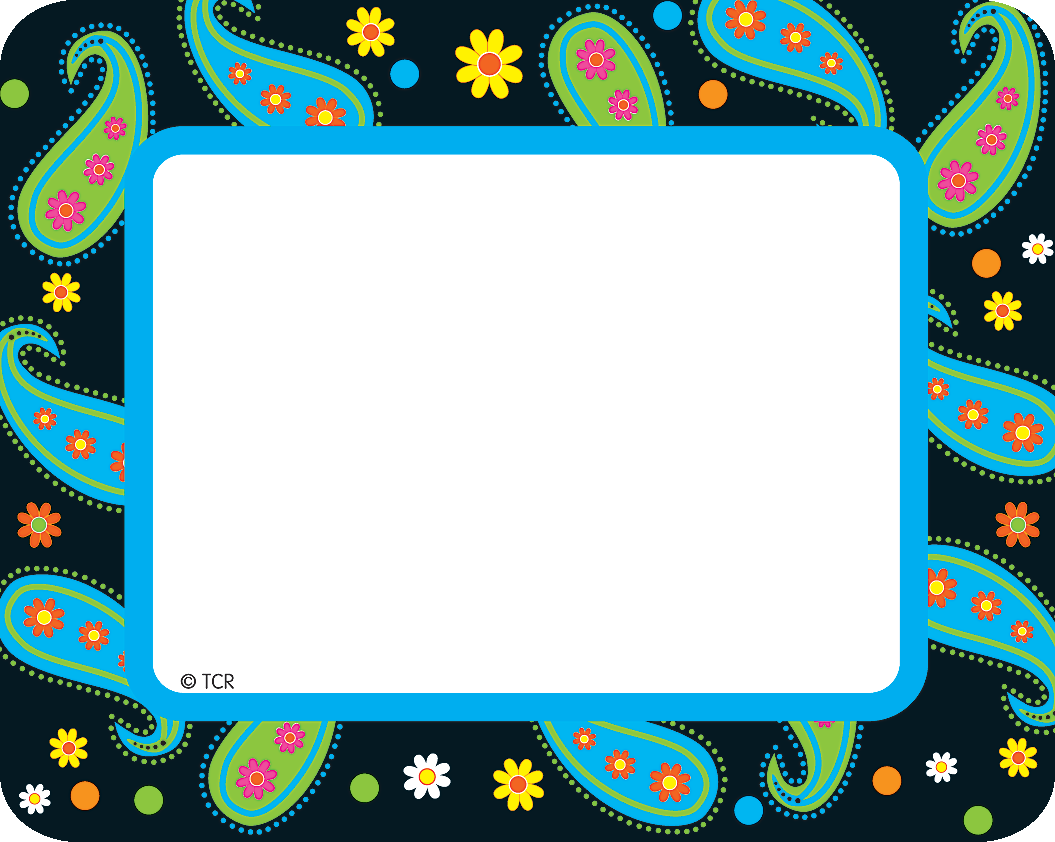 Perfect Paisley Labels - TCR70120 | Teacher Created Resources