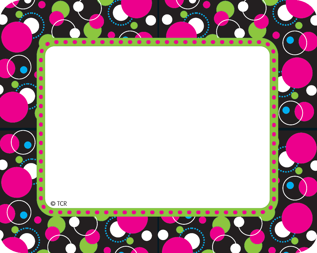 Circle Frenzy Labels - TCR70121 | Teacher Created Resources