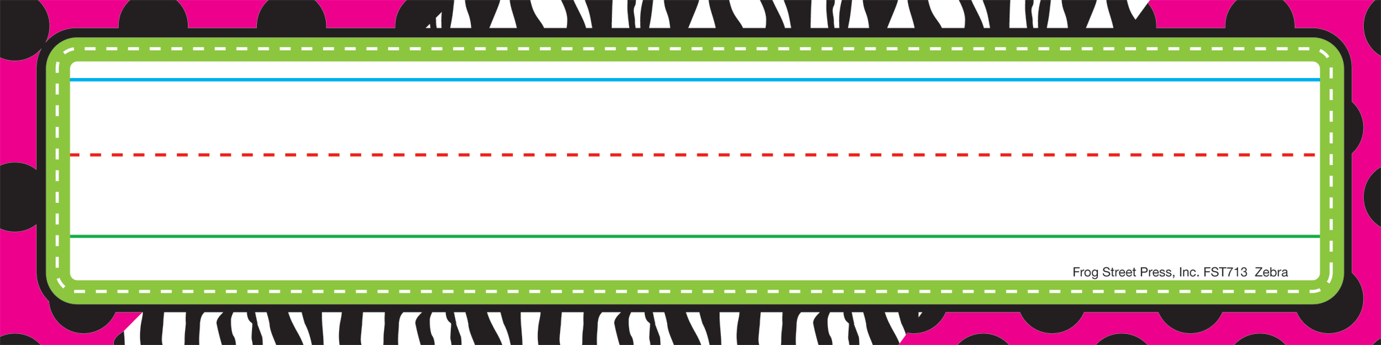 Zebra Name Plates - TCR70713 | Teacher Created Resources