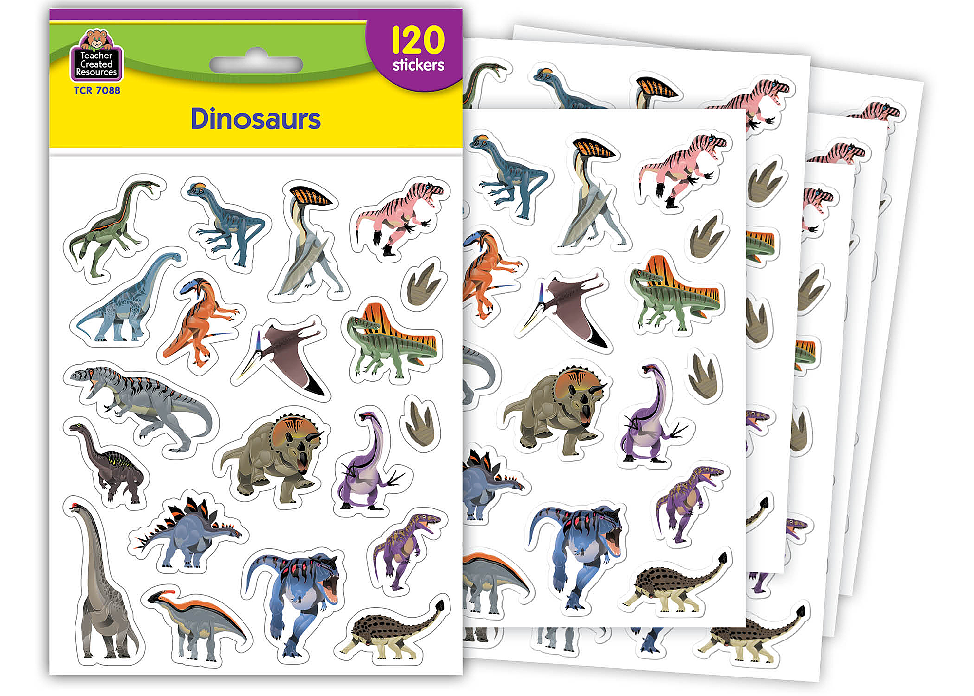 Dinosaurs Stickers - TCR7088 | Teacher Created Resources