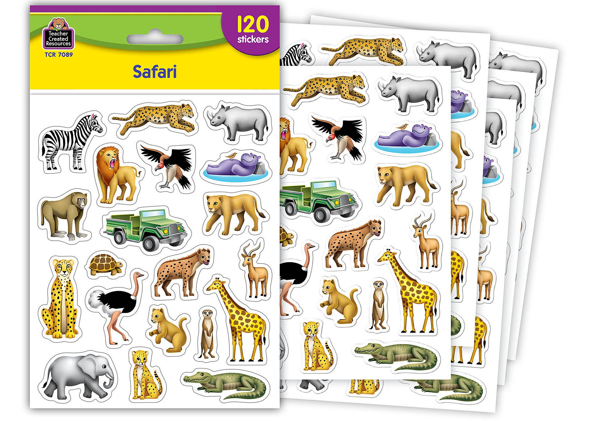 Safari Stickers - TCR7089 | Teacher Created Resources