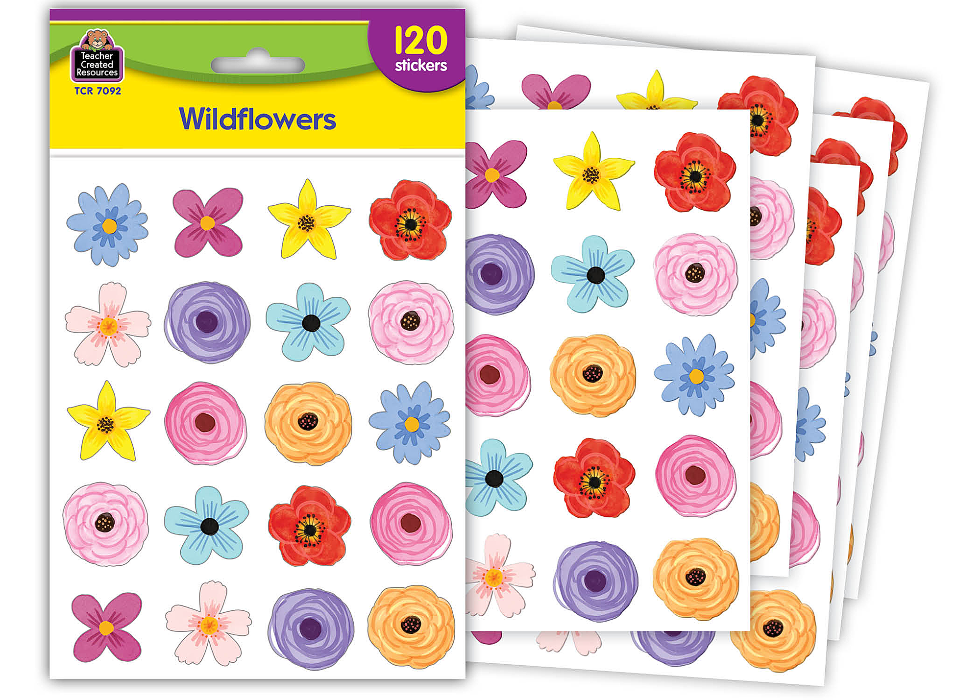 Wildflowers Stickers - TCR7092 | Teacher Created Resources
