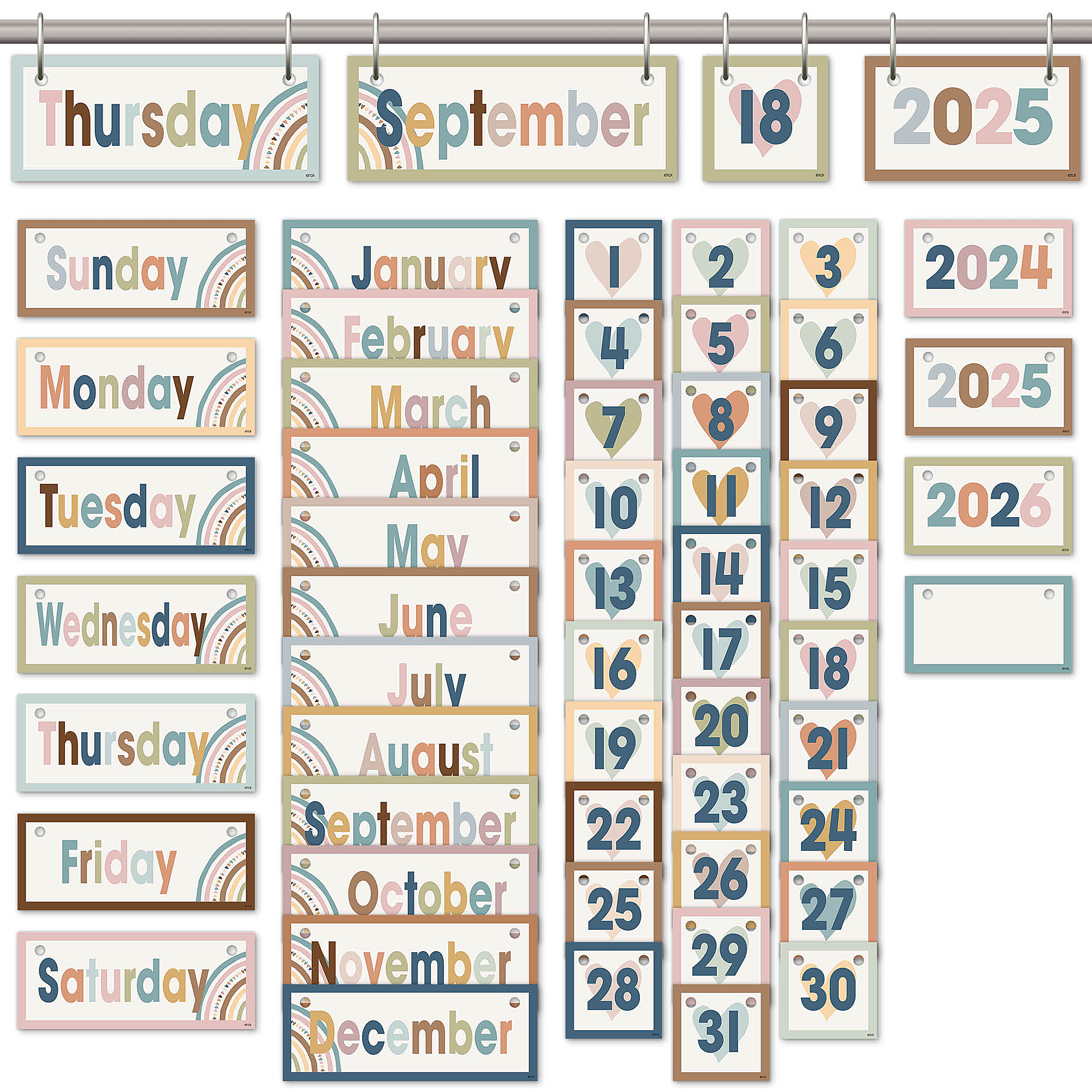 Everyone is Welcome Flip Calendar - TCR7099 | Teacher Created Resources
