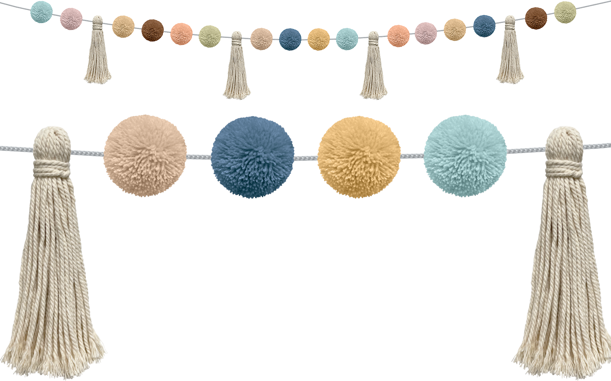 Everyone is Welcome Pom-Poms and Tassels Garland - TCR7157 | Teacher ...