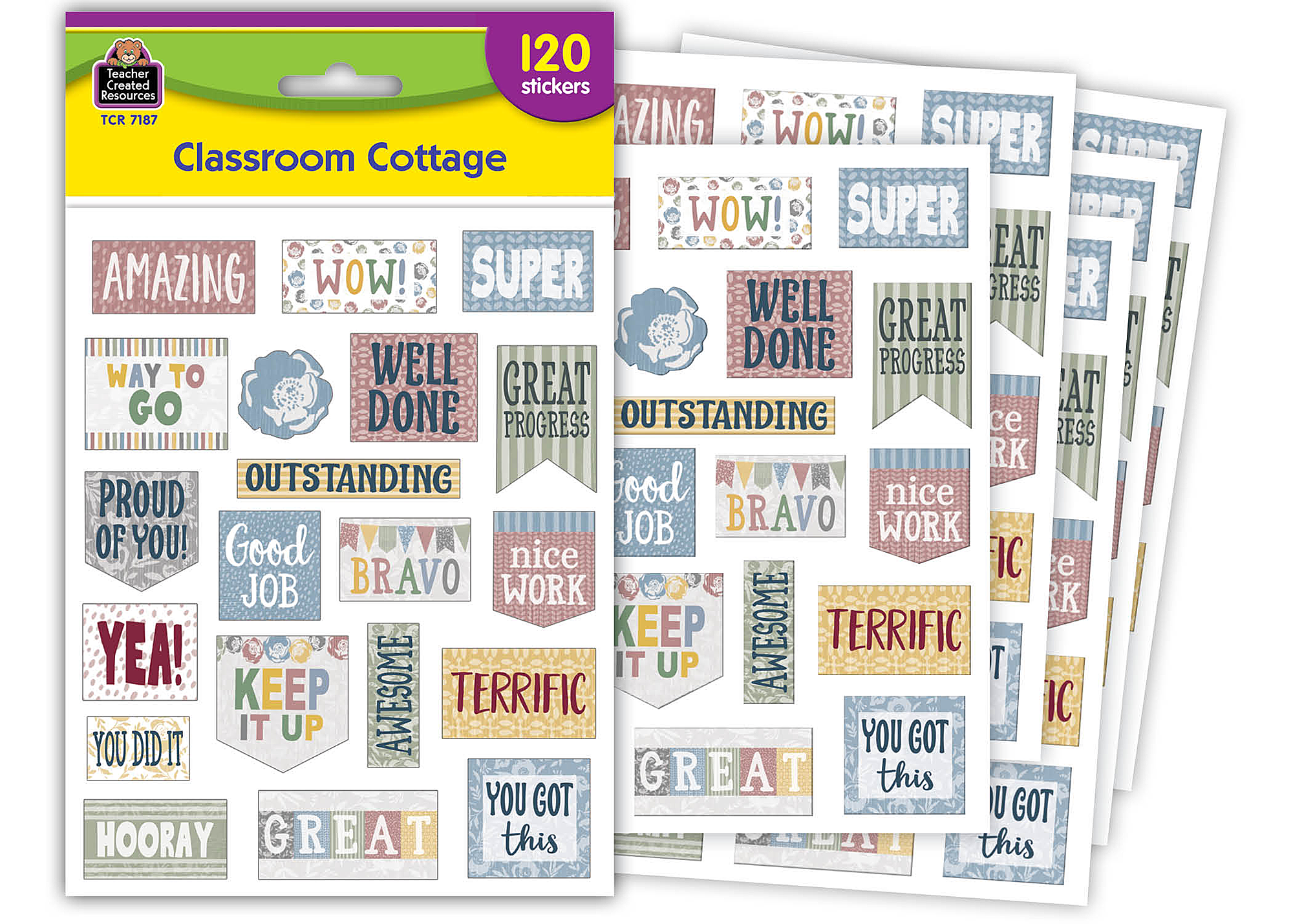 Classroom Cottage Stickers - TCR7187 | Teacher Created Resources