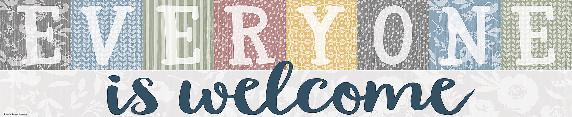 Classroom Cottage Everyone is Welcome Banner - TCR7193 | Teacher ...