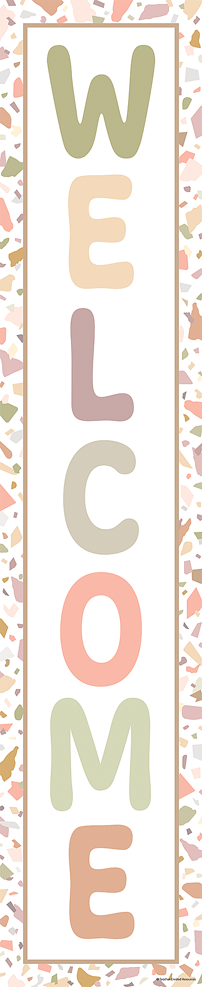Terrazzo Tones Welcome Banner - TCR7218 | Teacher Created Resources
