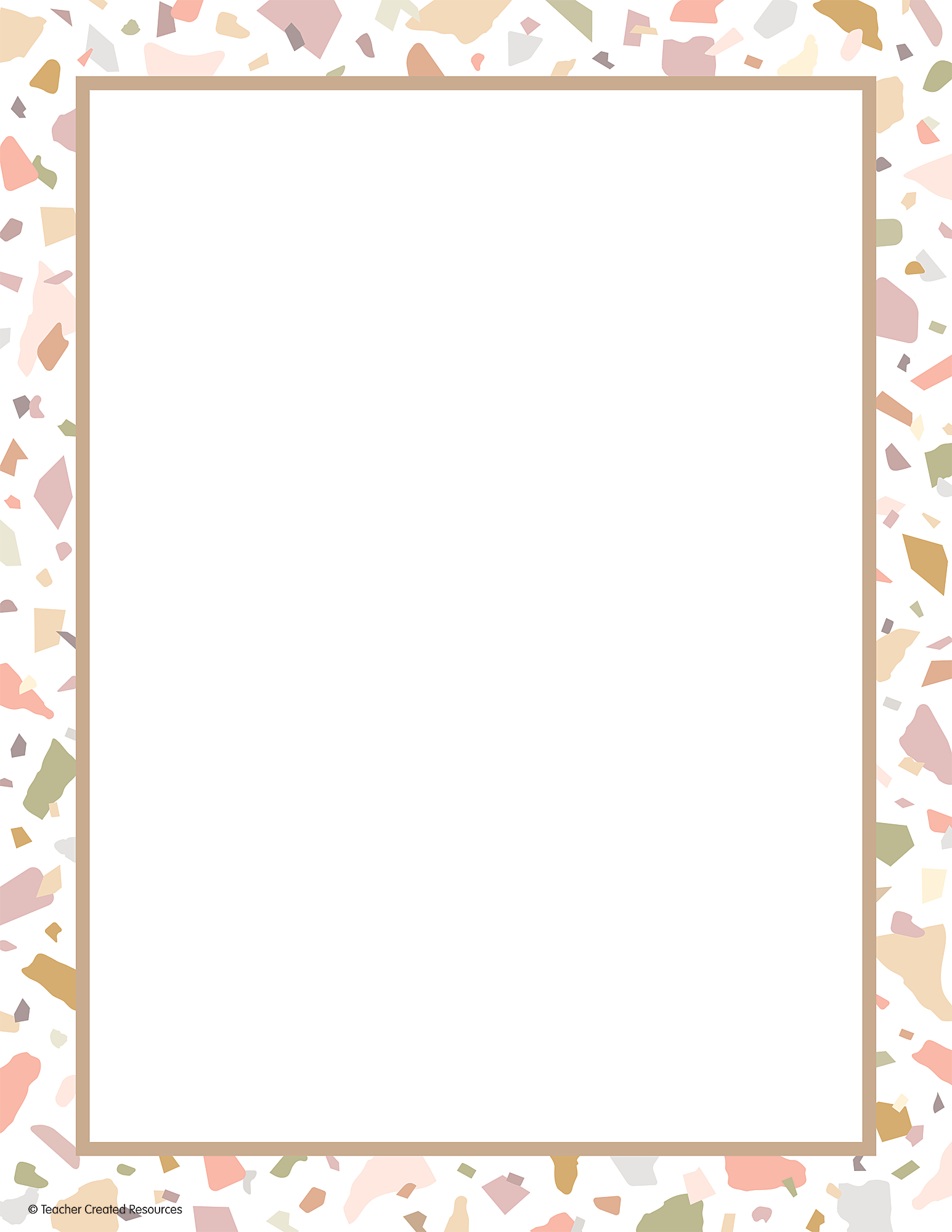 Terrazzo Tones Computer Paper - TCR7226 | Teacher Created Resources