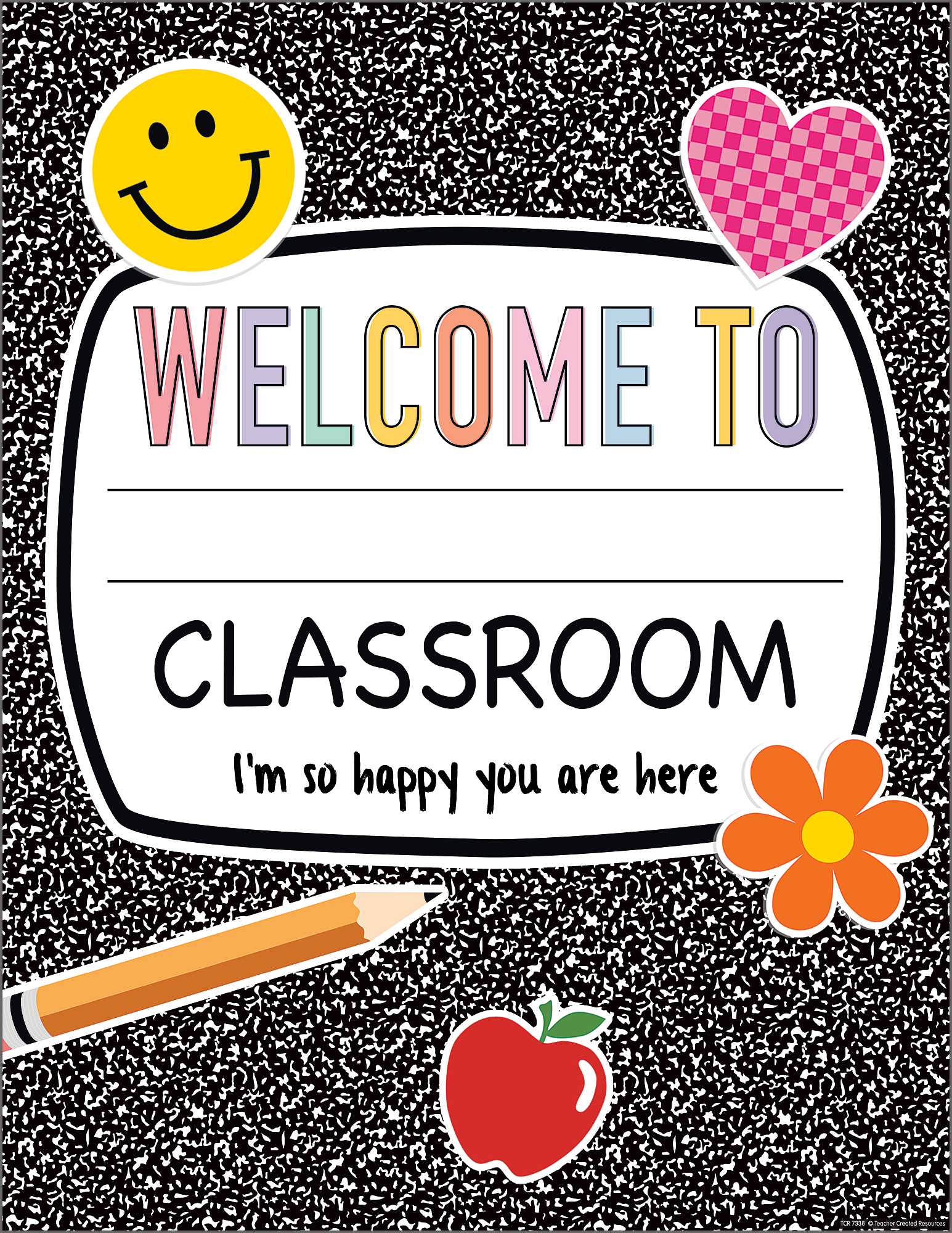 Cool for School Composition Welcome Chart - TCR7378 | Teacher Created ...
