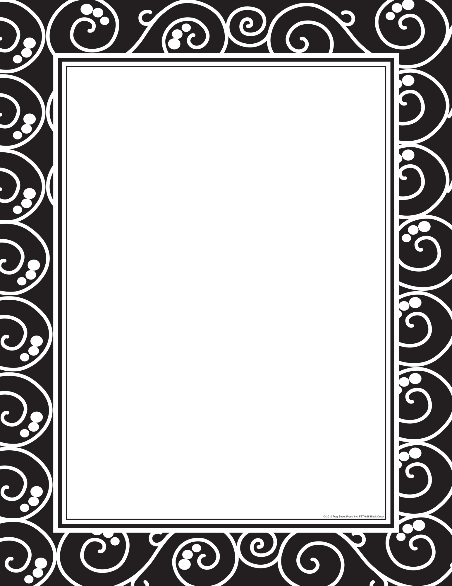 Black Decor Chart - TCR74628 | Teacher Created Resources