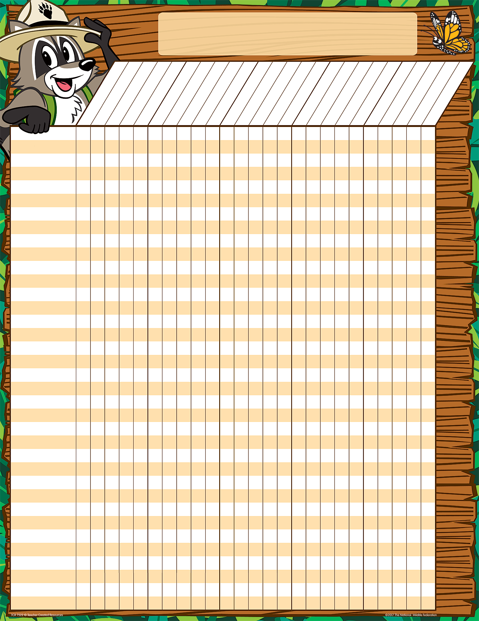 Ranger Rick Incentive Chart - TCR7522 | Teacher Created Resources