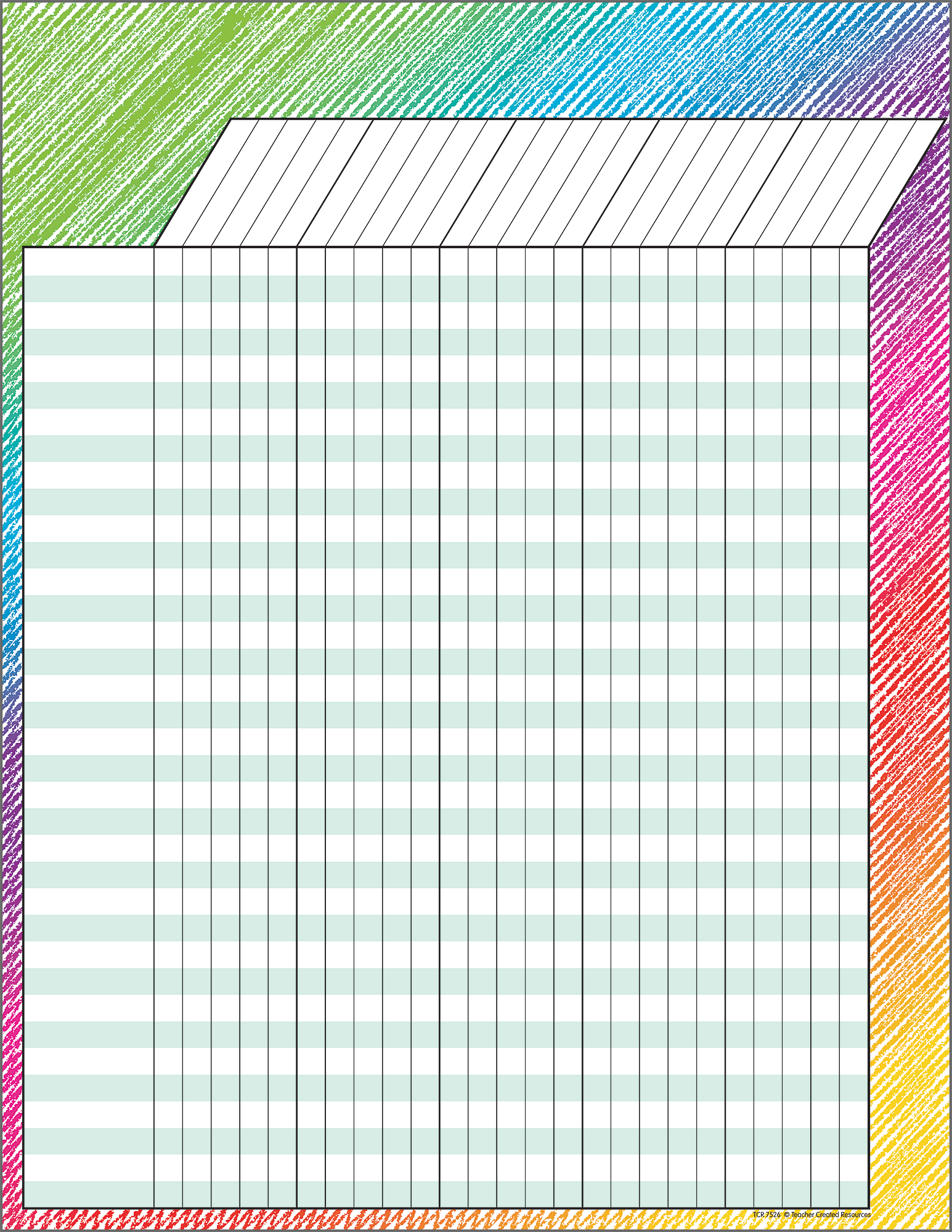 Colorful Scribble Incentive Chart - TCR7526 | Teacher Created Resources