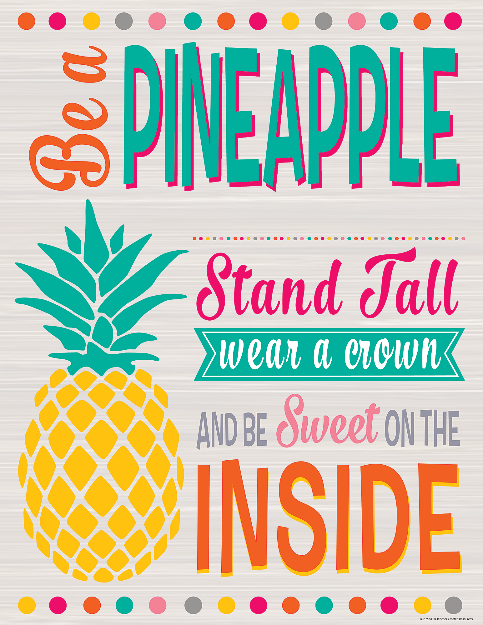 Tropical Punch Be a Pineapple Chart - TCR7563 | Teacher Created Resources