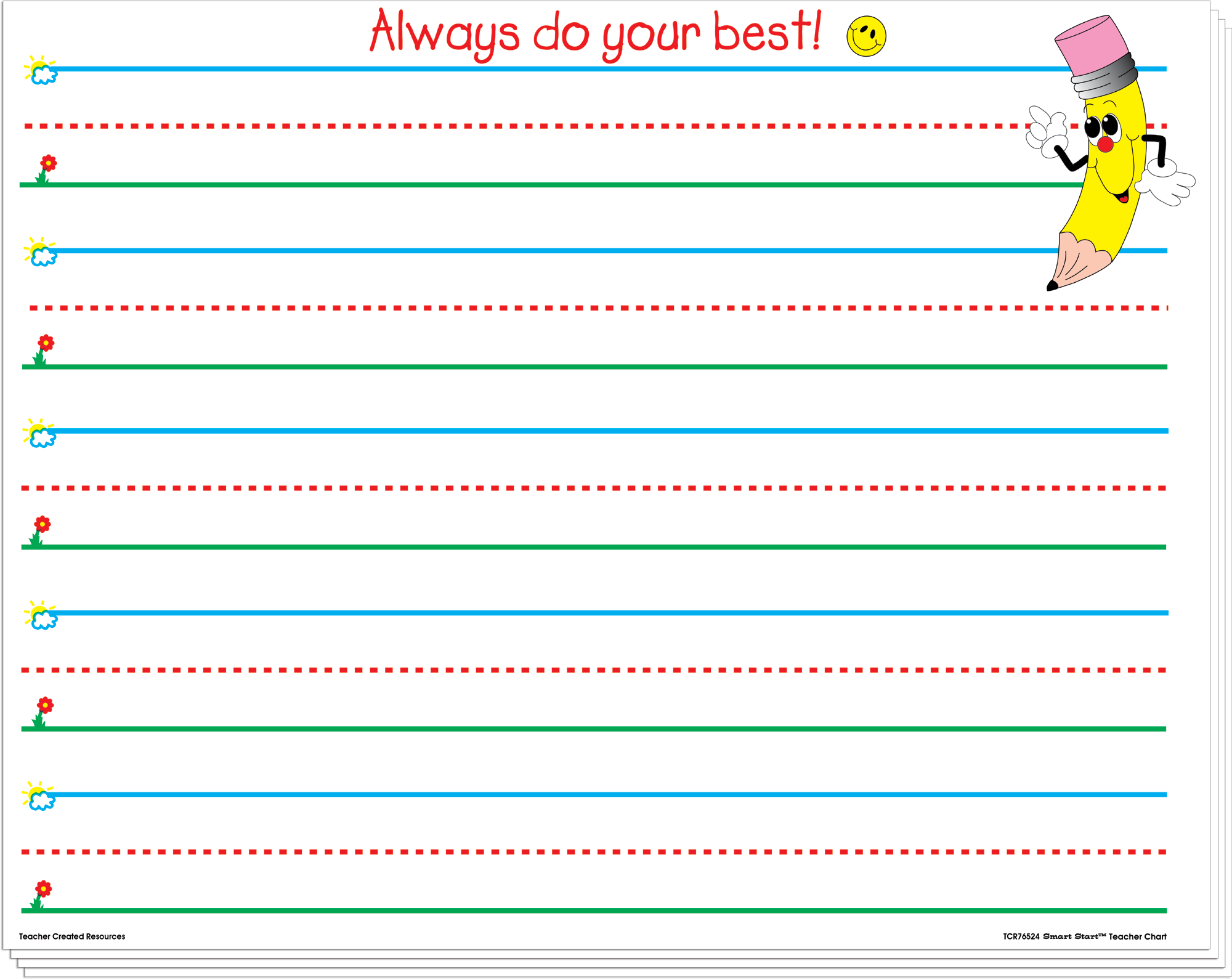 Smart Start Charts: Large K-1 Set - TCR76524 | Teacher Created Resources