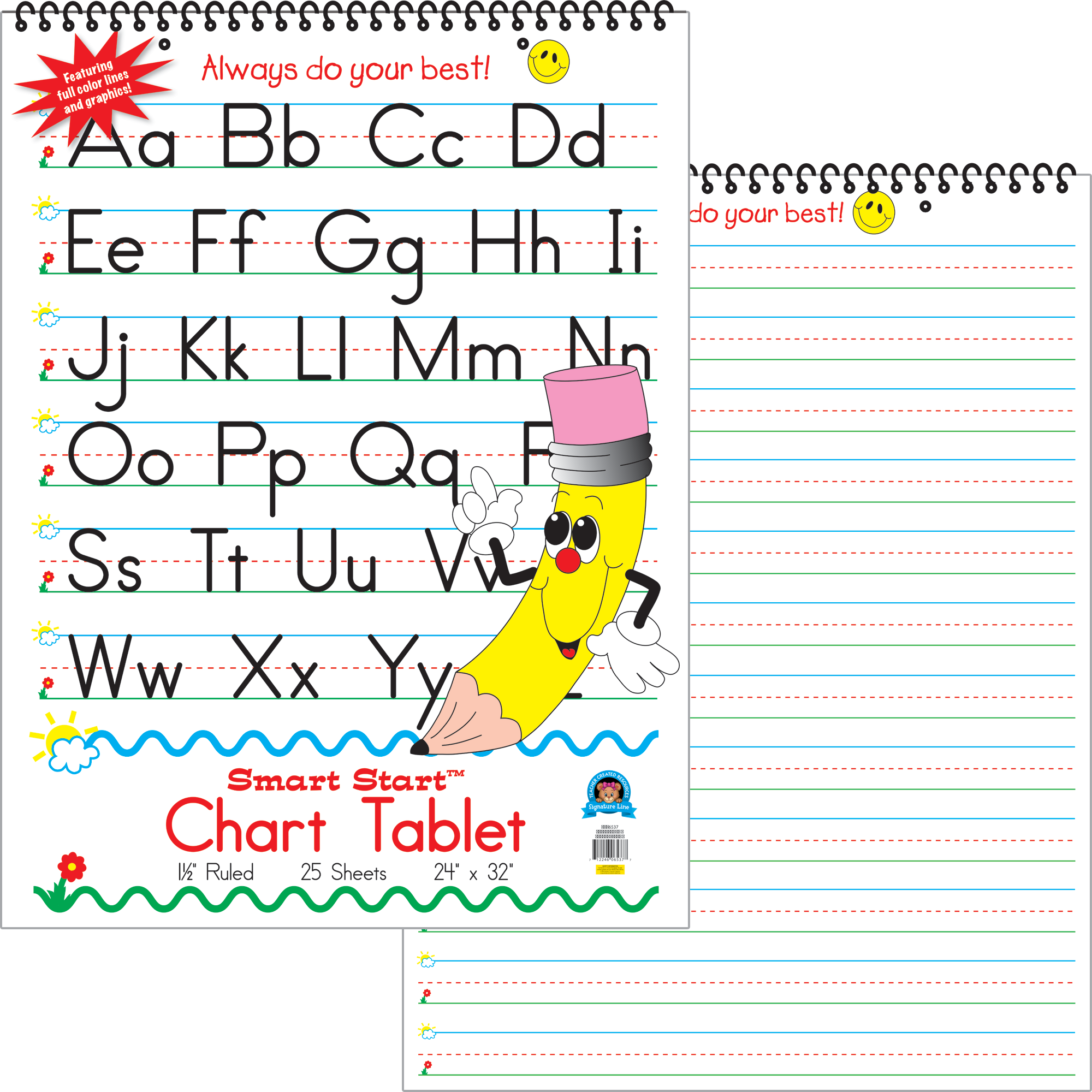 Smart Start Chart Tablet - TCR76537 | Teacher Created Resources
