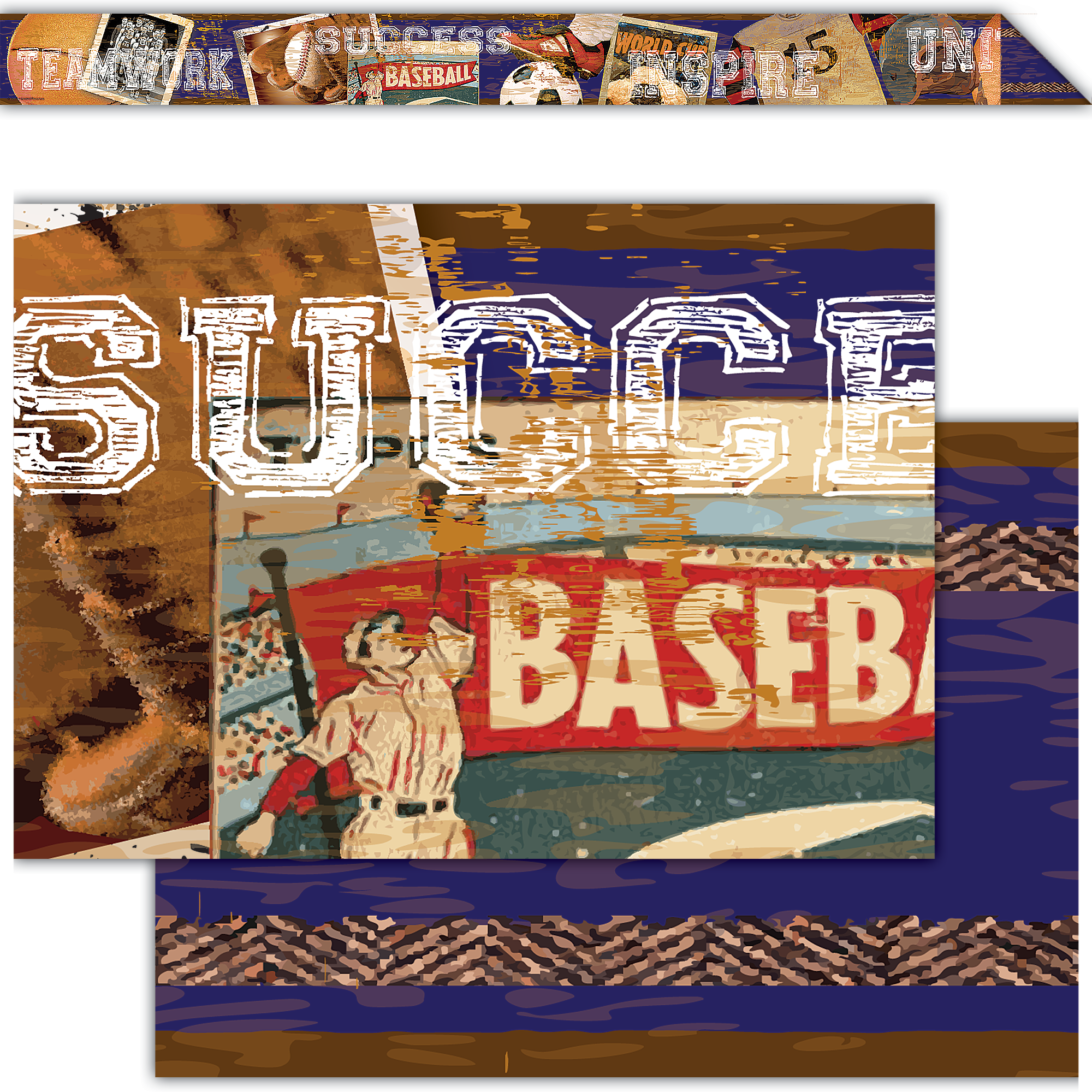 Team Spirit Xtreme Double-Sided Border - TCR76605 | Teacher Created ...