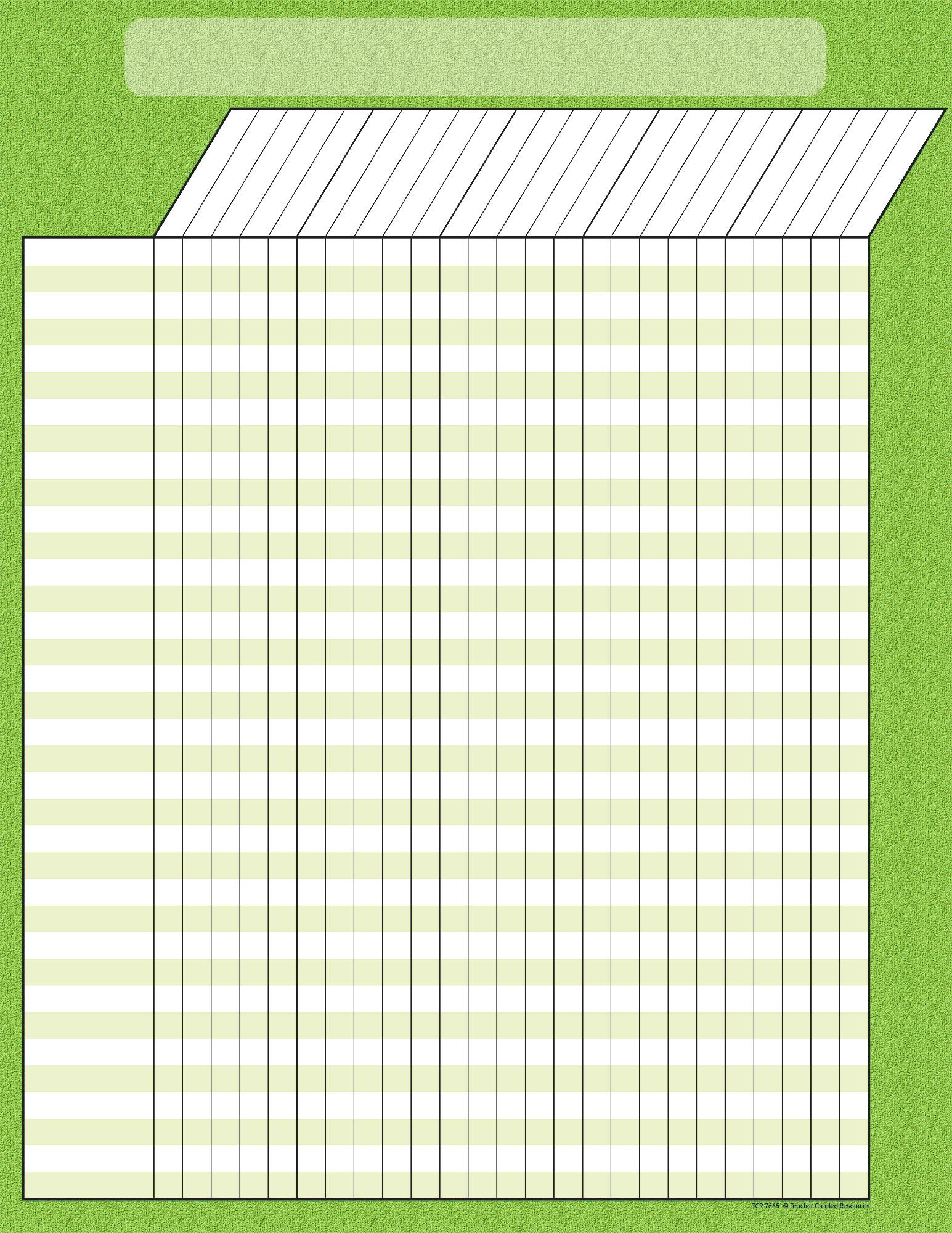 Lime Incentive Chart - TCR7665 | Teacher Created Resources
