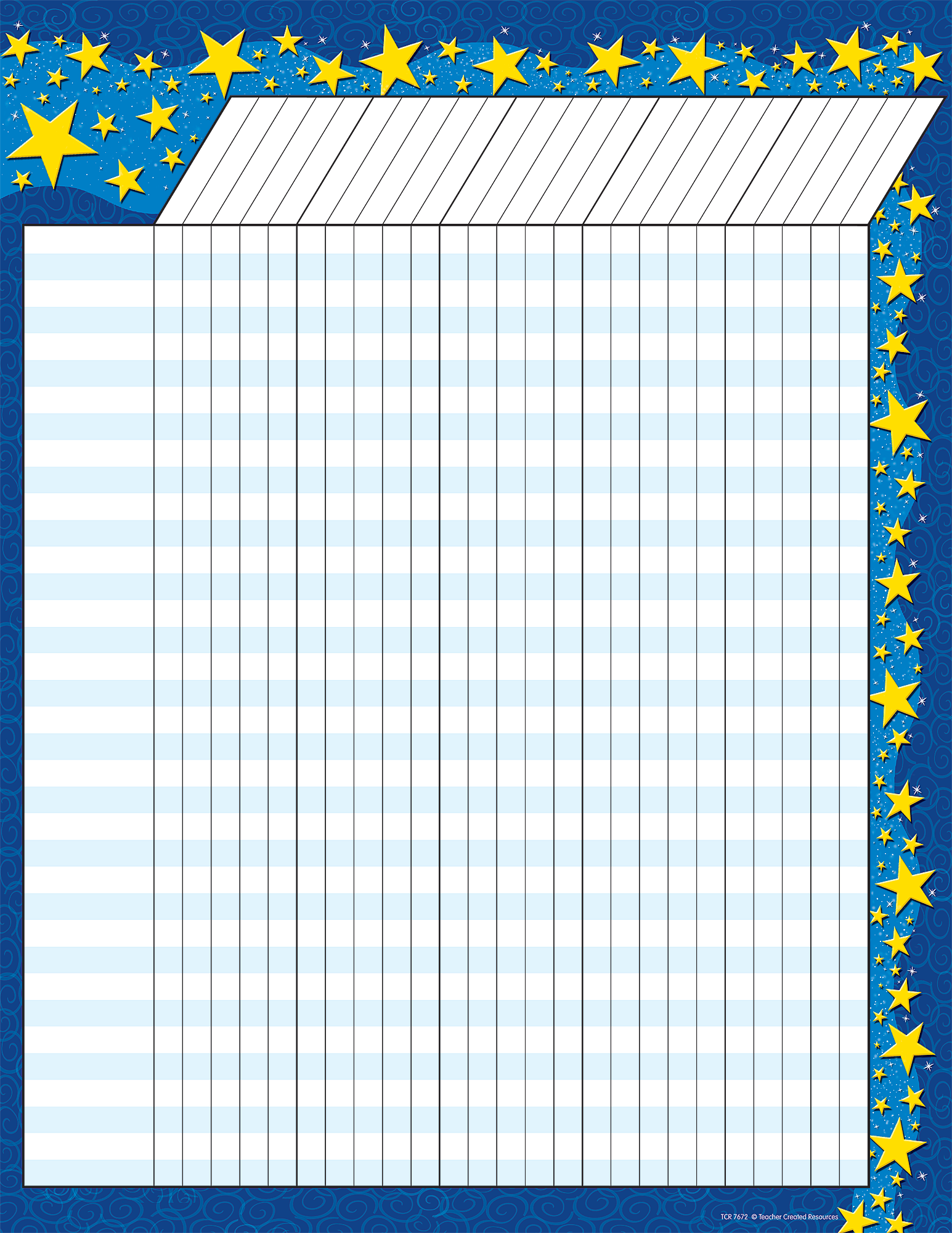 Starry Night Incentive Chart - TCR7672 | Teacher Created Resources