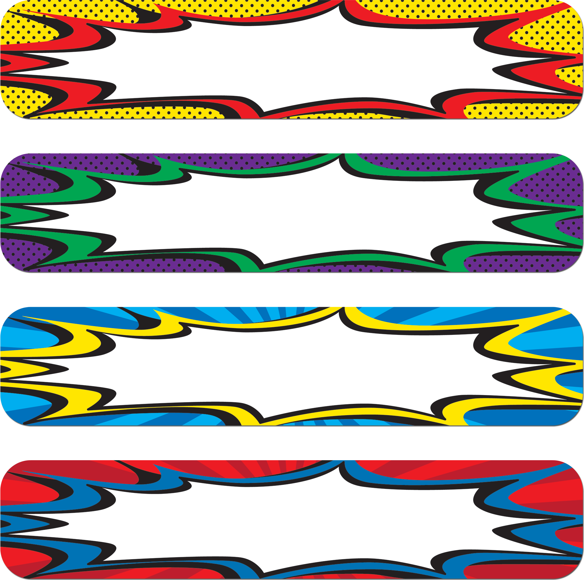 Large Superhero Labels Magnetic Accents - TCR77295 | Teacher Created ...