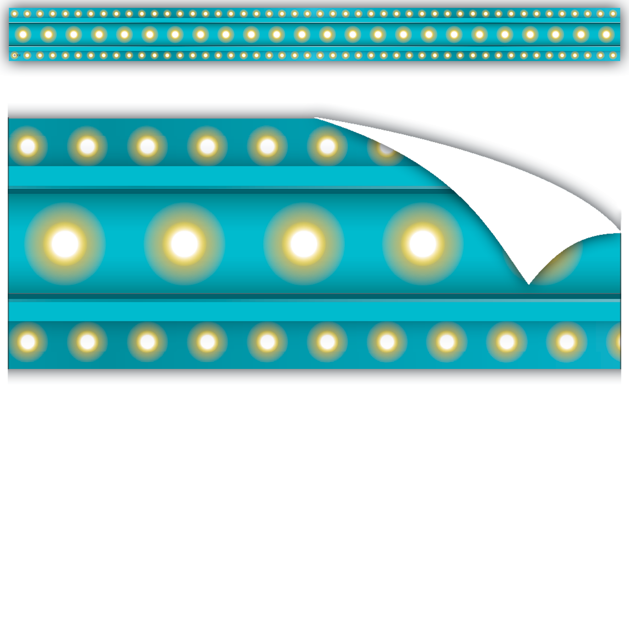 Clingy Thingies Light Blue Marquee Straight Borders - TCR77341 ...