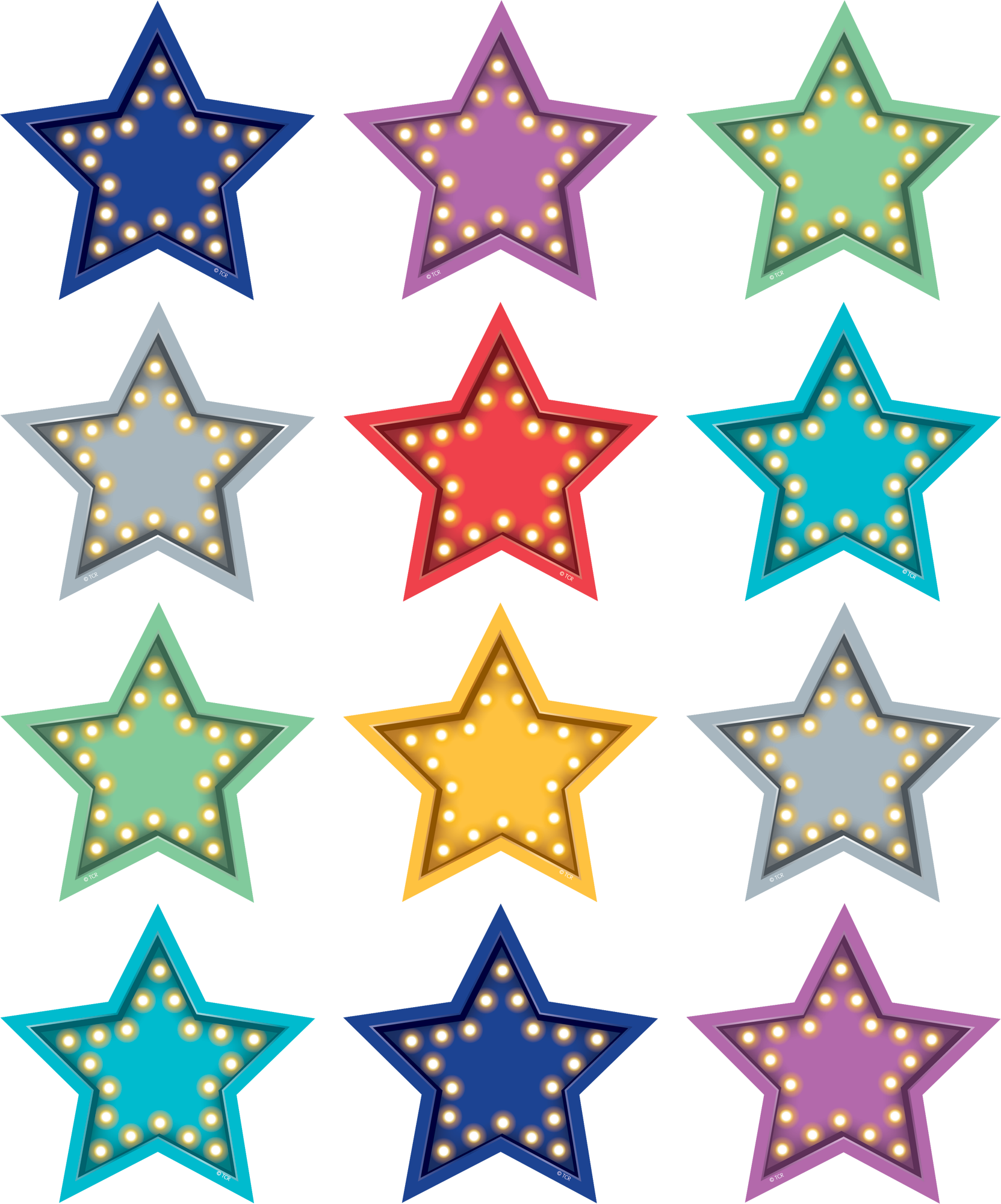 Marquee Stars Magnetic Accents - TCR77386 | Teacher Created Resources