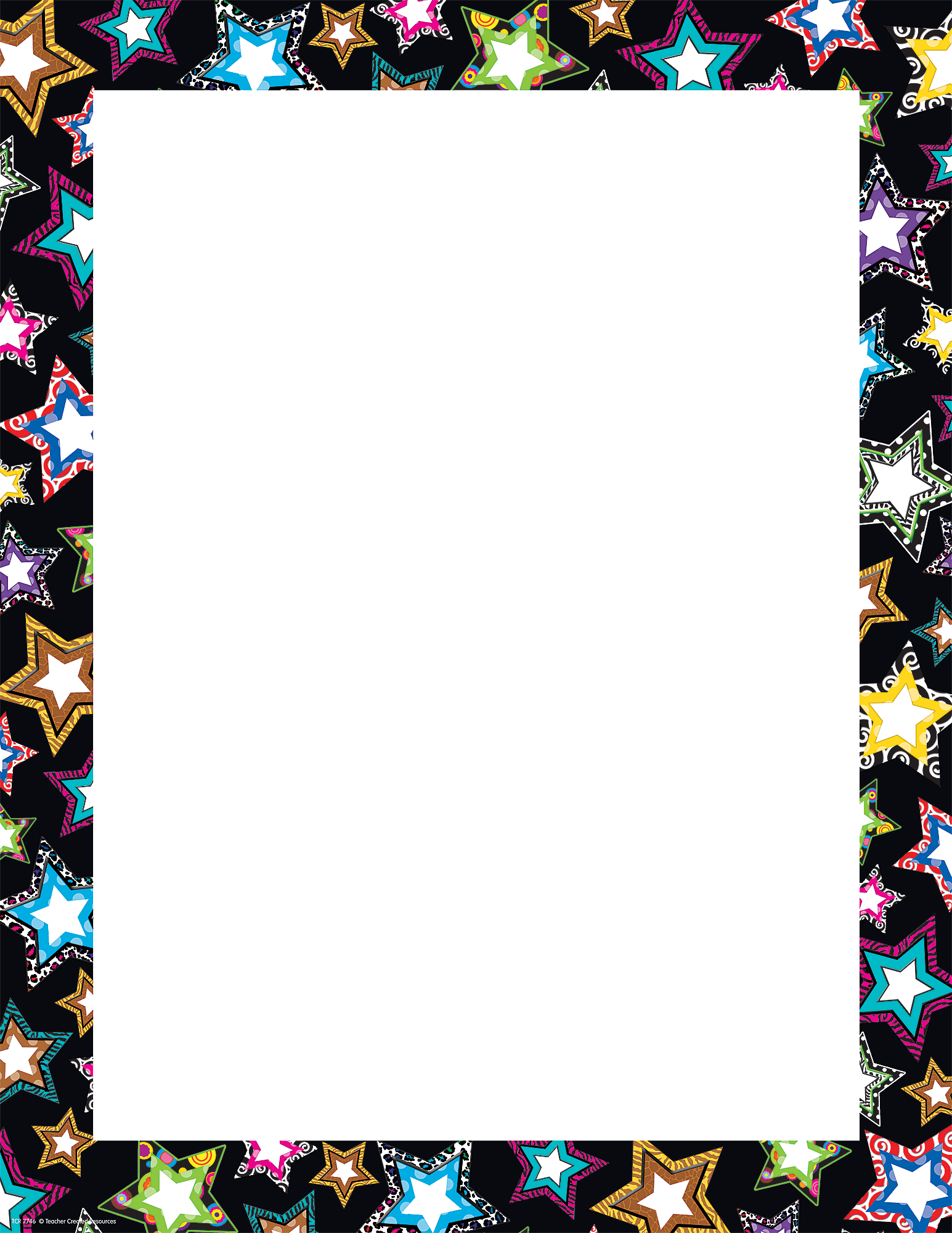 Fancy Stars Blank Chart - TCR7746 | Teacher Created Resources