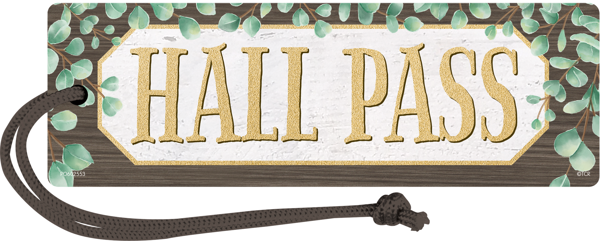 Eucalyptus Magnetic Hall Pass - TCR77473 | Teacher Created Resources