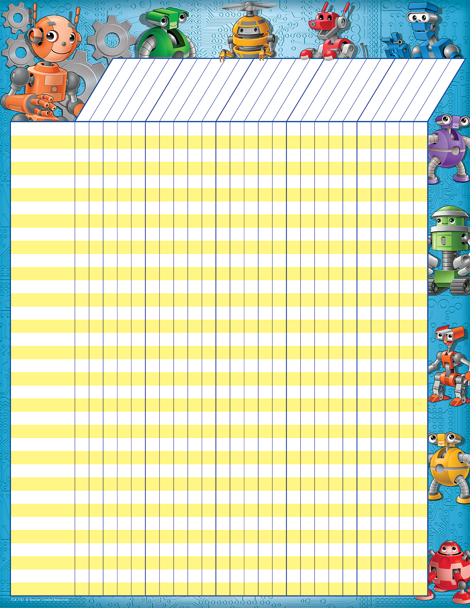 Robots Incentive Chart - TCR7761 | Teacher Created Resources