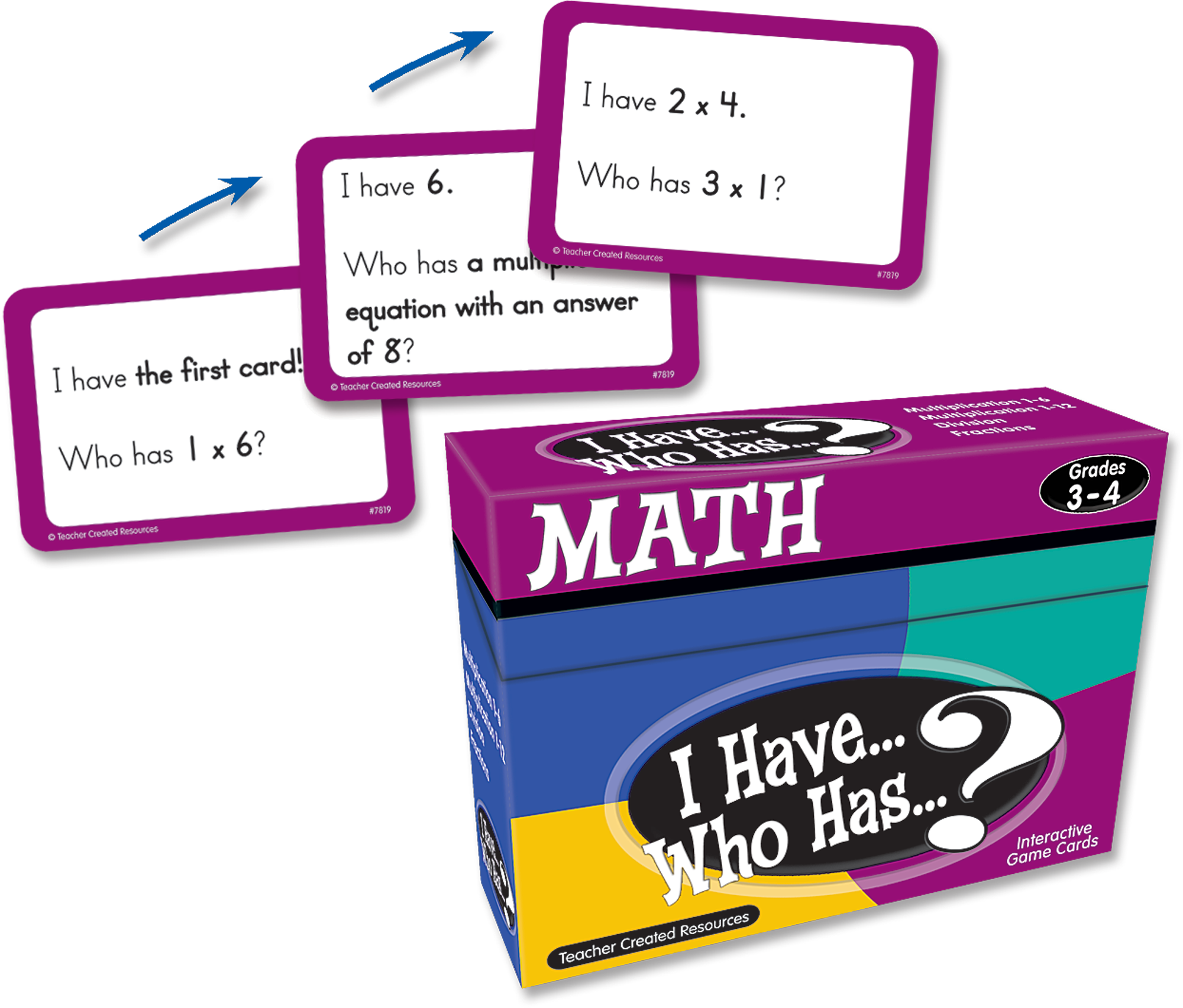 I Have Who Has Math Game Grade 3 4 TCR7819 Teacher Created Resources I Have Who Has Math Game Grade 3 4 TCR7819 Teacher Created Resources
