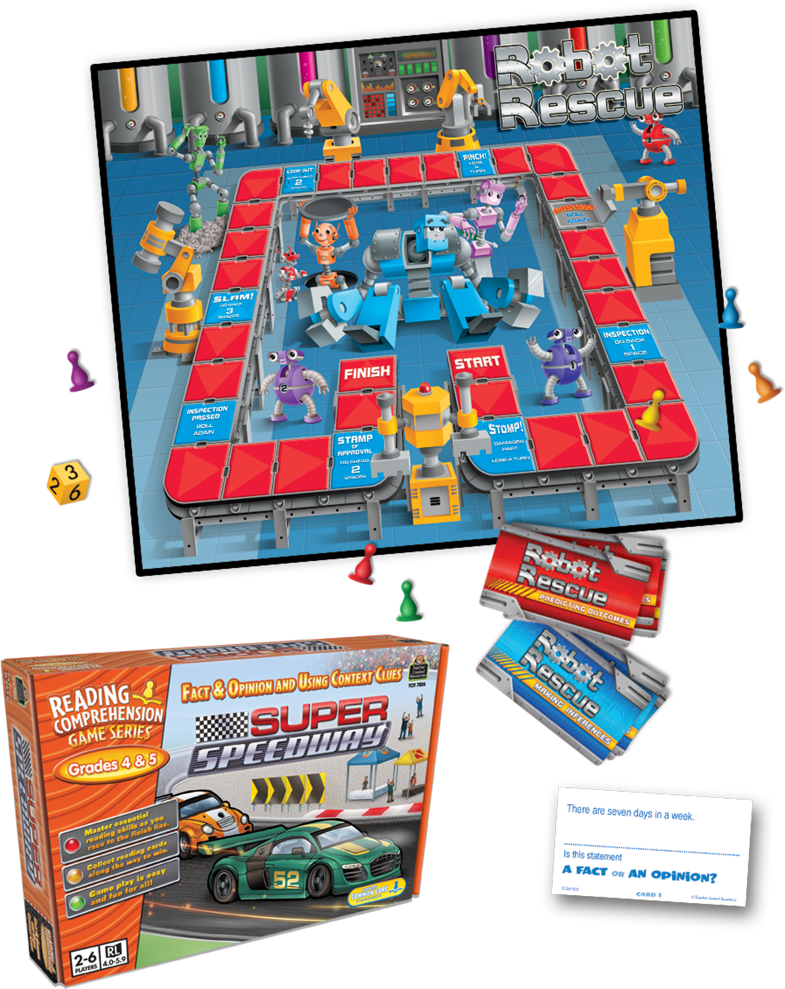 Robot Rescue Game Grade 2-3 - TCR7827 | Teacher Created Resources