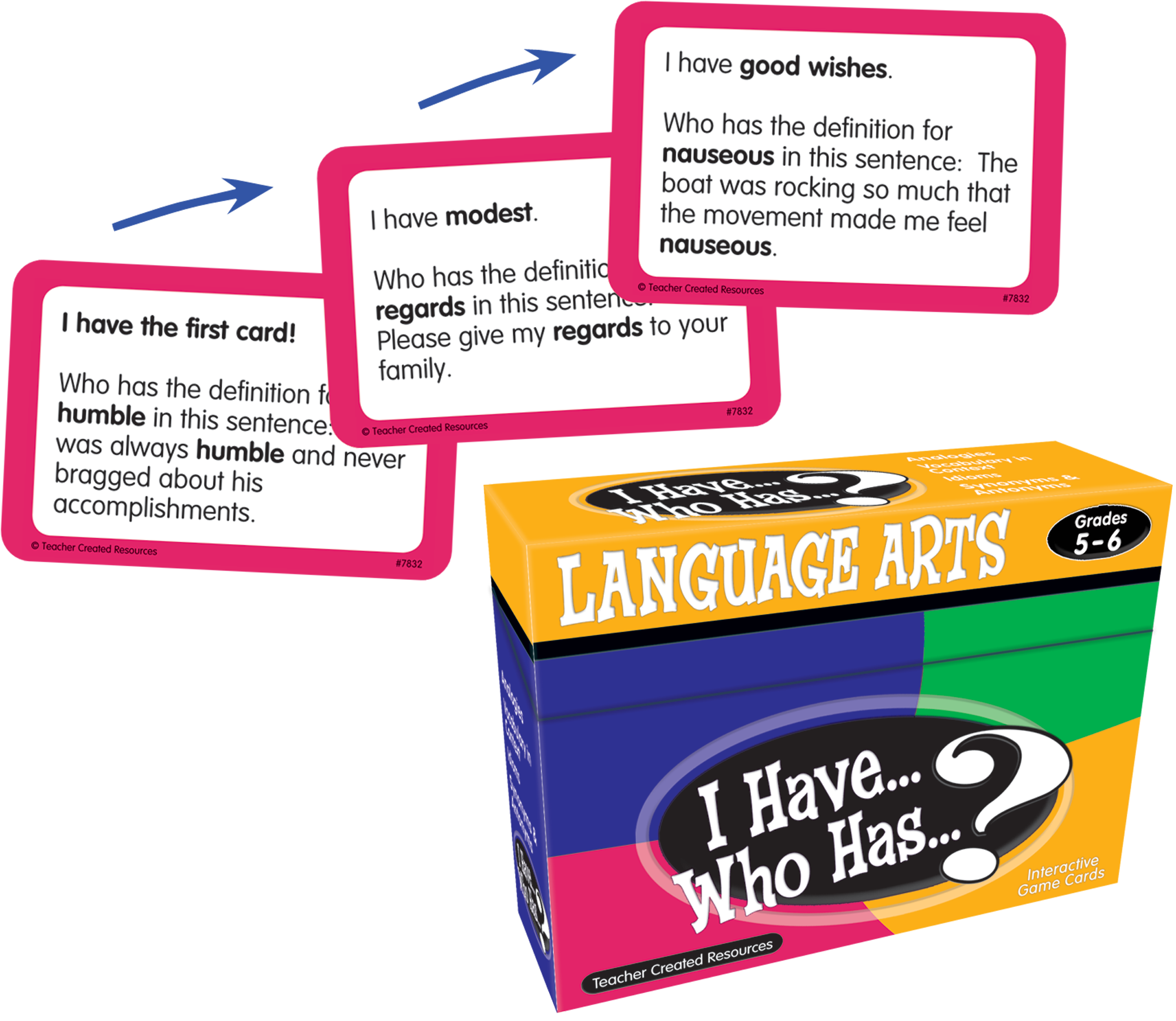 I Have Who Has Language Arts Game Grade 5 6 TCR7832 Teacher I Have Who Has Language Arts Game Grade 5 6 TCR7832 Teacher