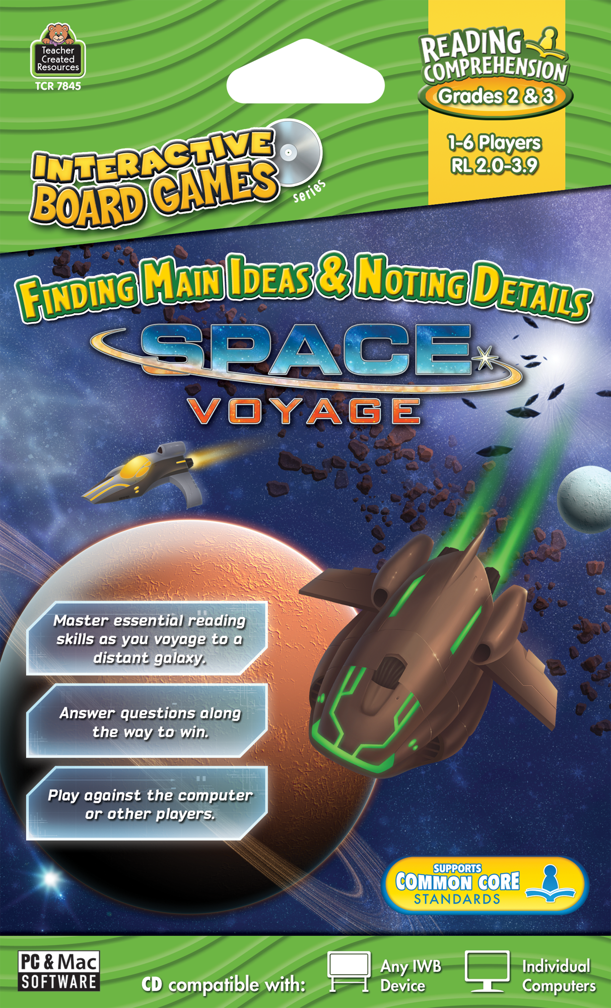 Space Voyage Computer Game CD Grade 2-3 - TCR7845 | Teacher Created ...