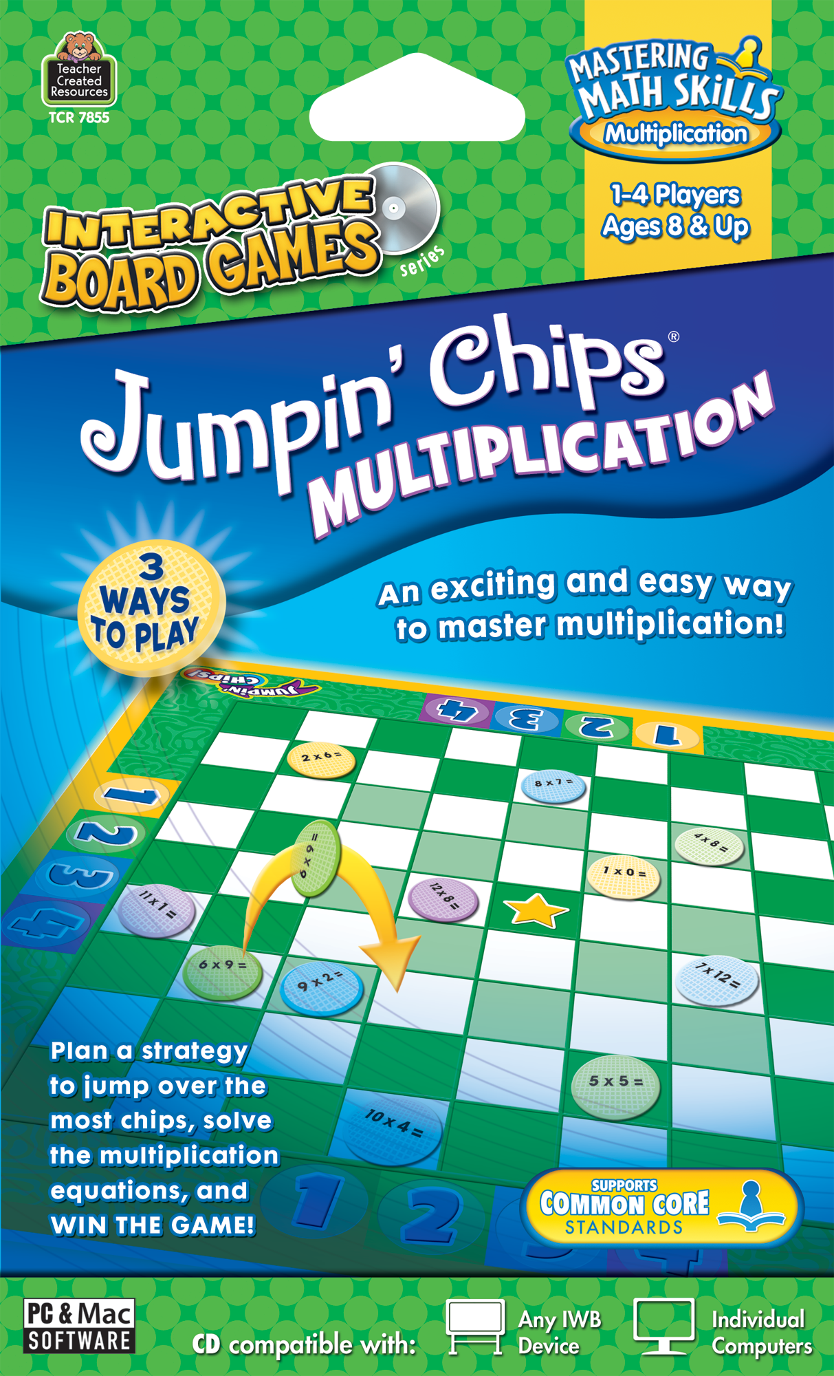 Jumpin Chips Computer Game: Multiplication - TCR7855 | Teacher Created ...