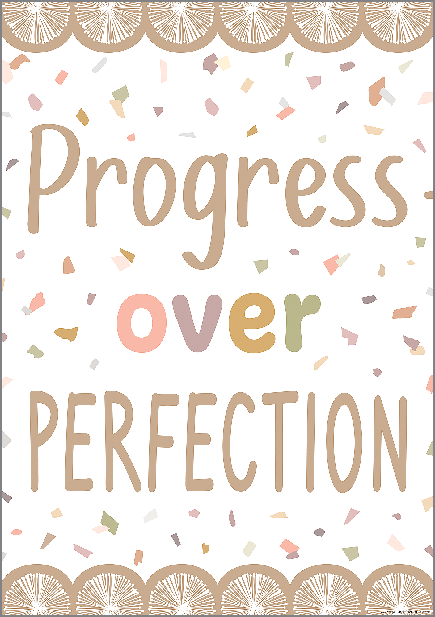 Progress over Perfection Positive Poster - Knowledge Tree