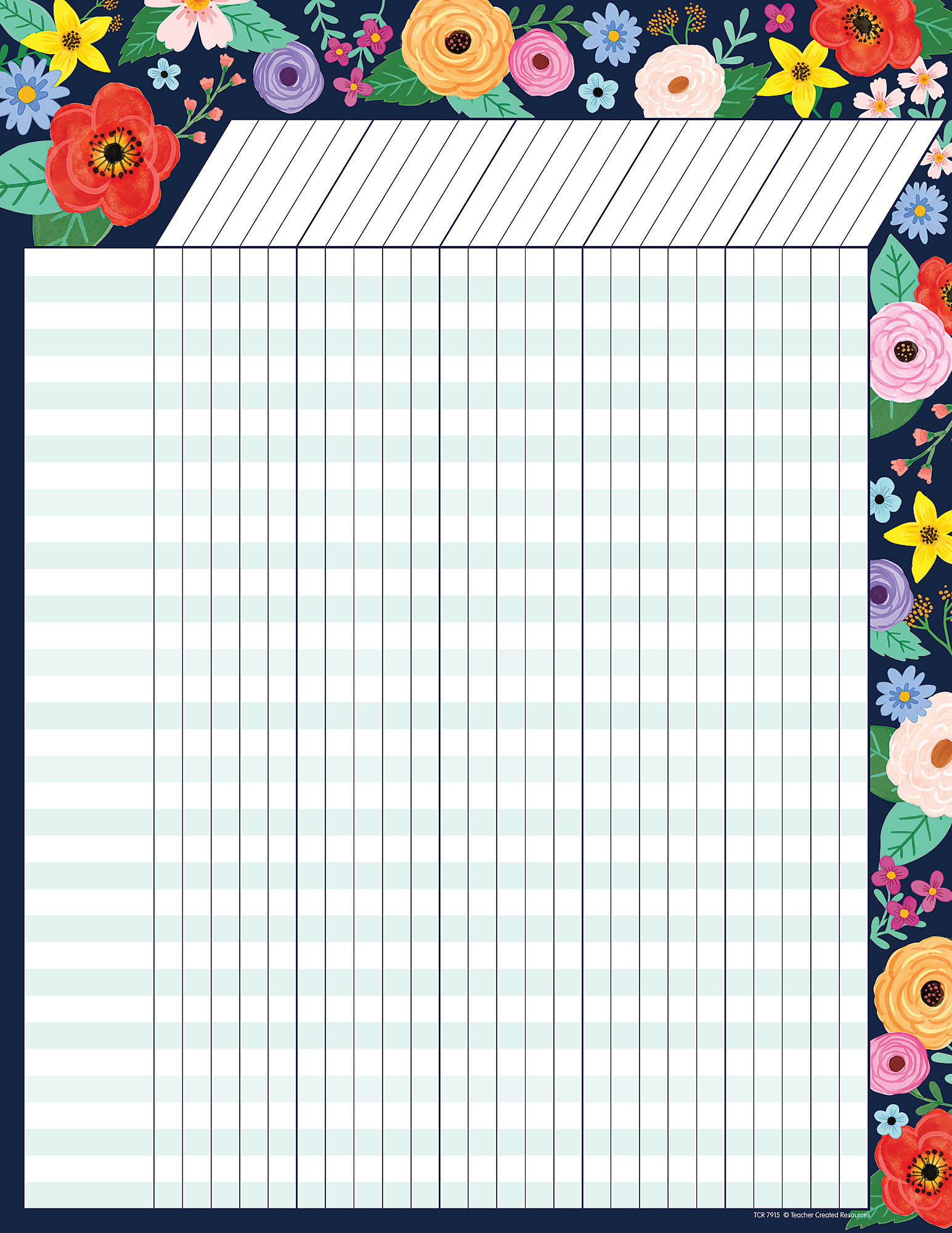 Wildflowers Incentive Chart - TCR7915 | Teacher Created Resources