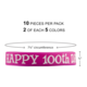 Happy 100th Day Wristbands - TCR6568 | Teacher Created Resources