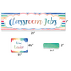 Watercolor Classroom Jobs Mini Bulletin Board - TCR8137 | Teacher ...