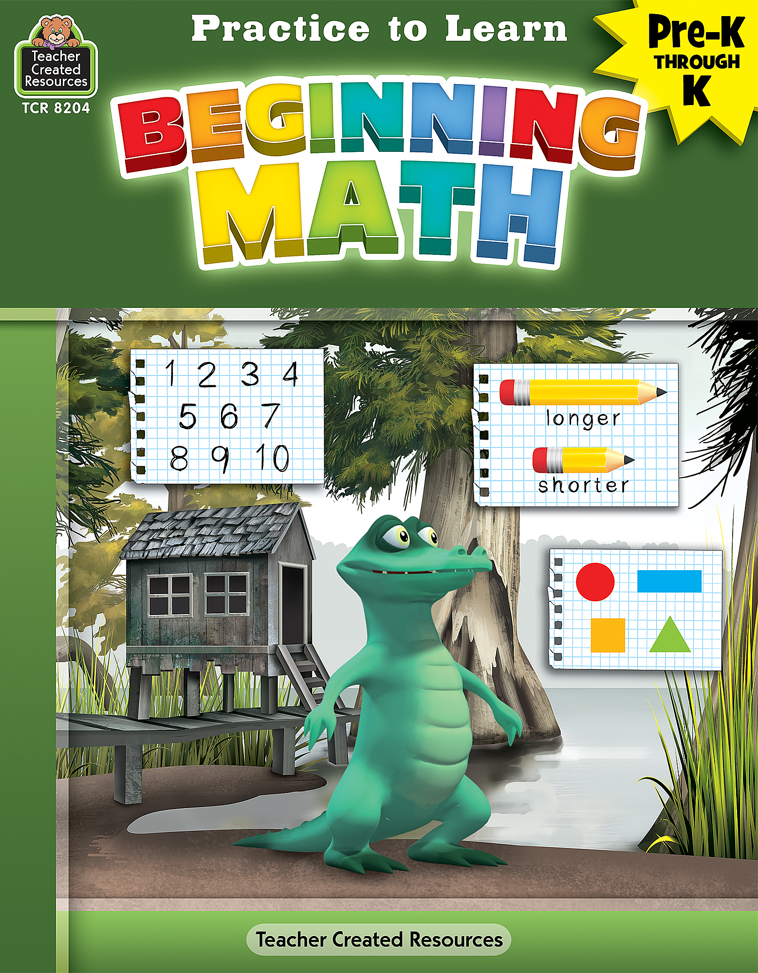 Practice to Learn: Beginning Math Grades PreK-K - TCR8204 | Teacher ...