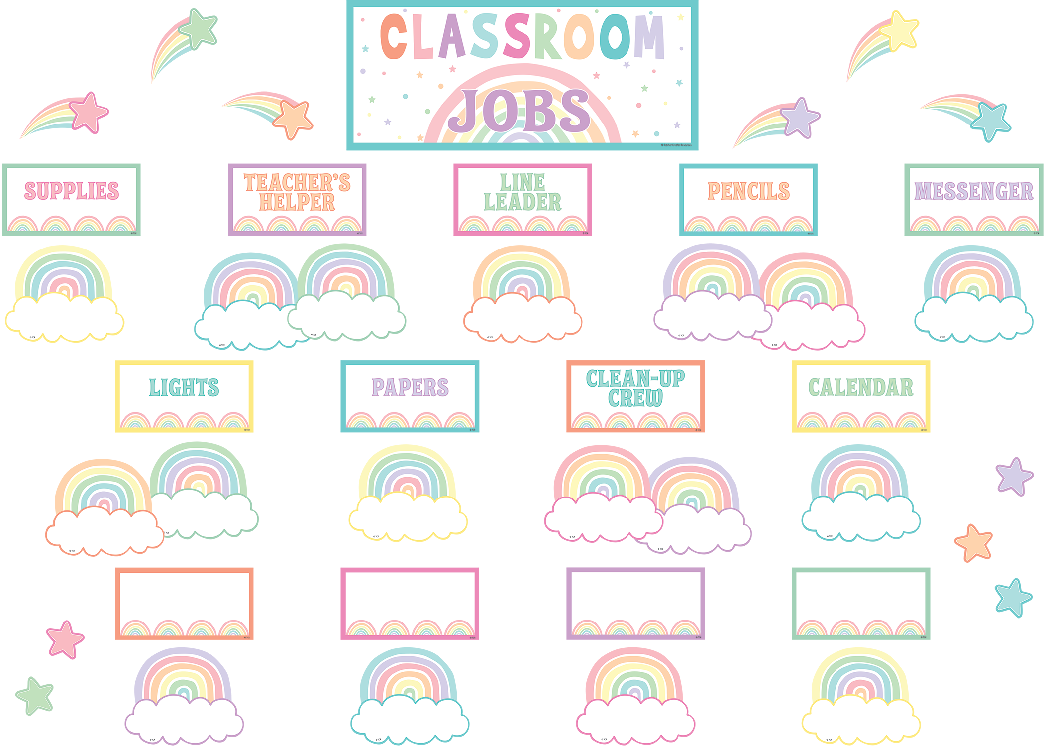 Pastel Pop Classroom Jobs Mini Bulletin Board - TCR8416 | Teacher ...