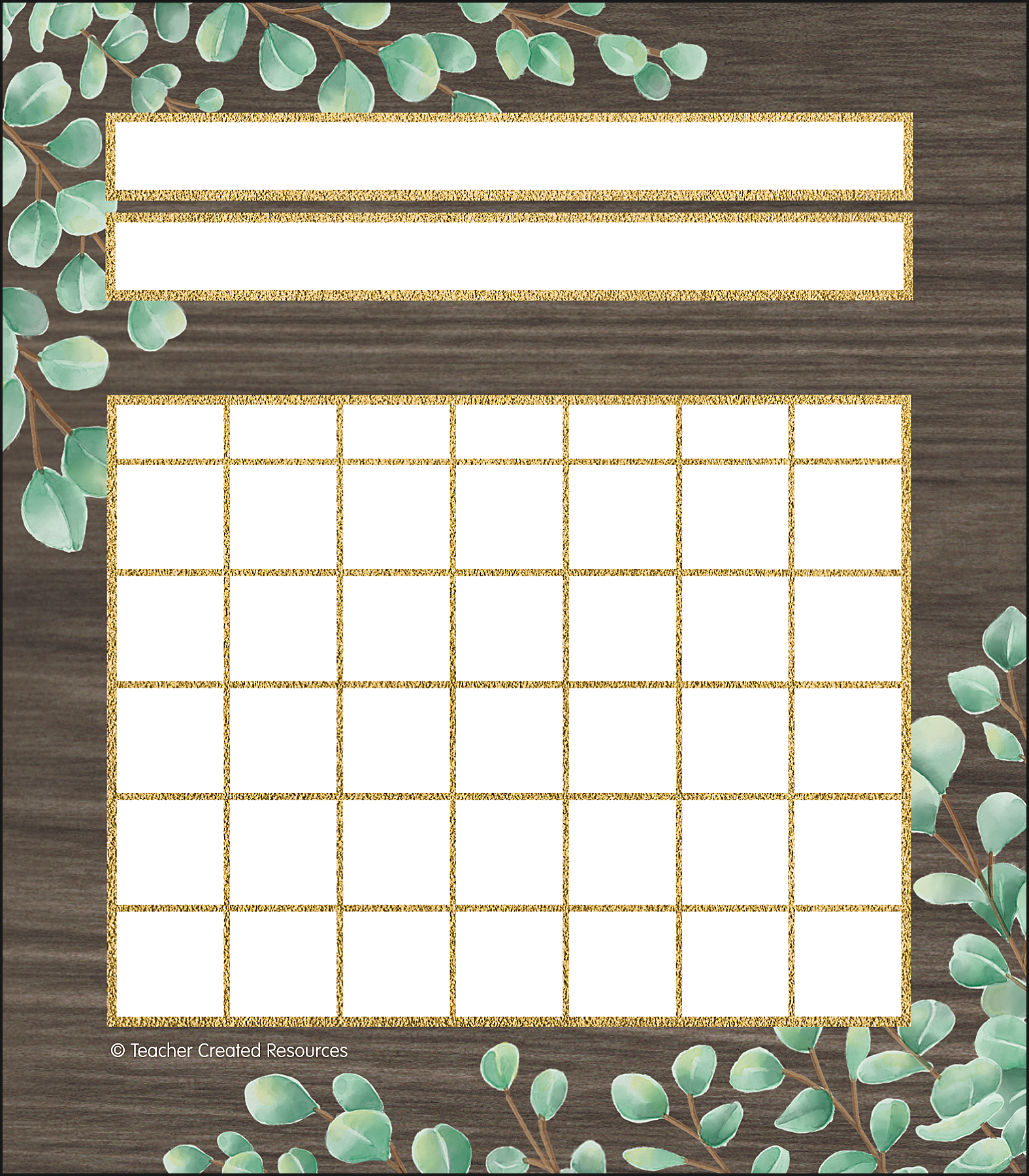 Eucalyptus Incentive Charts - TCR8451 | Teacher Created Resources
