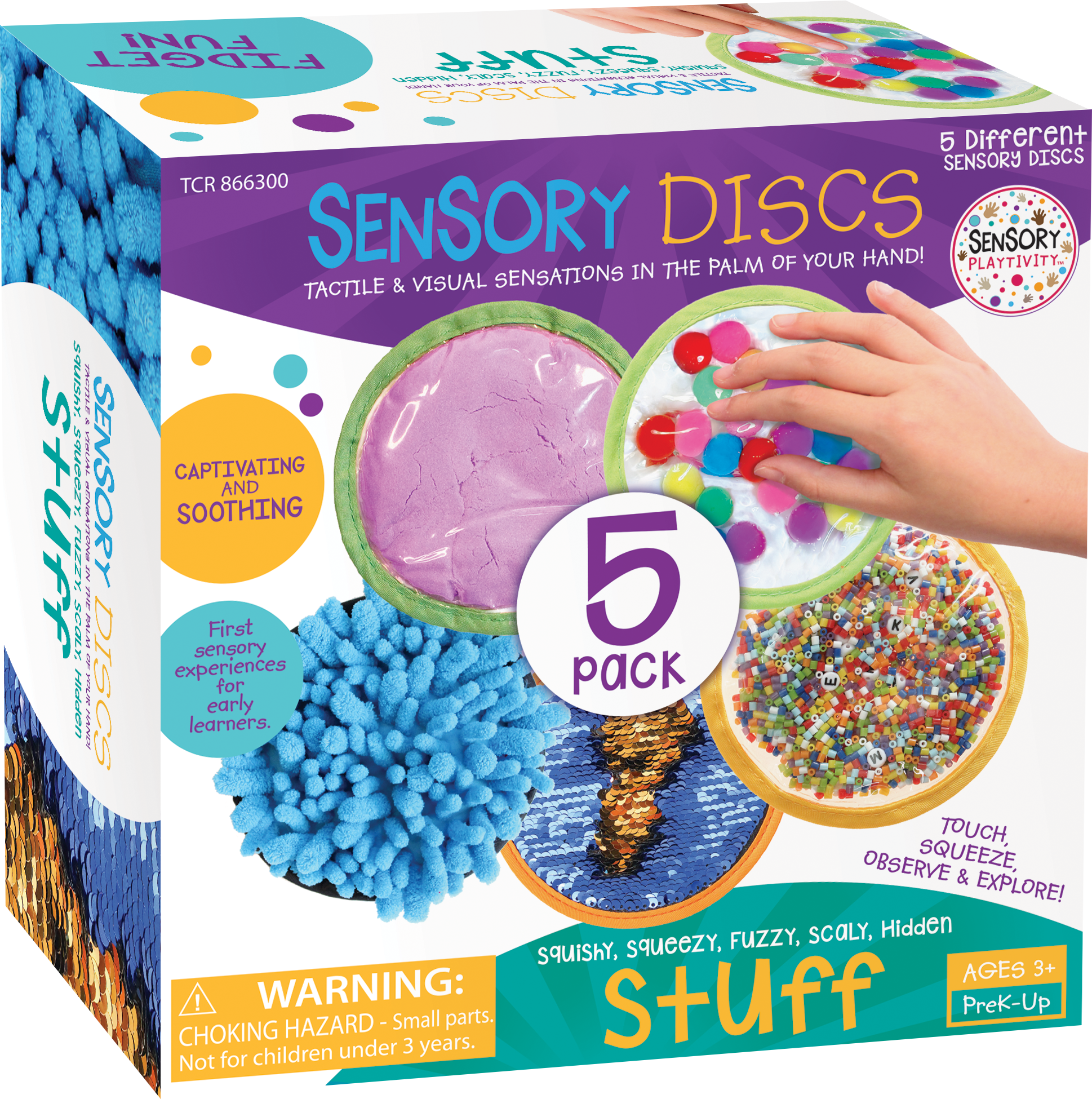 Sensory Playtivity Sensory Discs (Set of 5) - TCR866300 | Teacher ...