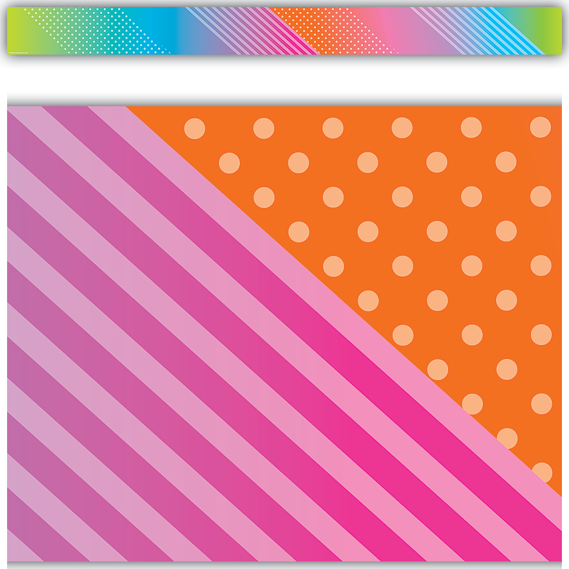 Colorful Vibes Straight Border Trim - TCR8778 | Teacher Created Resources