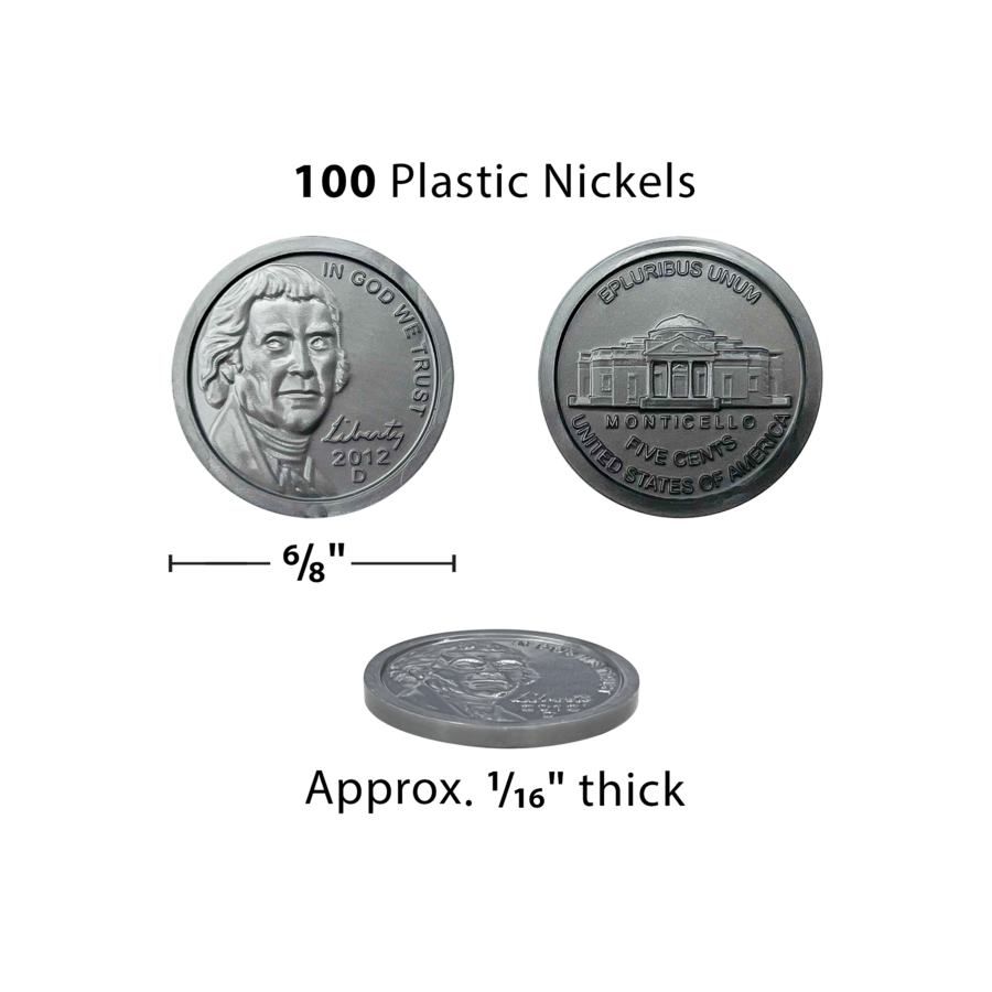 Play Money: Nickels - TCR20654 | Teacher Created Resources
