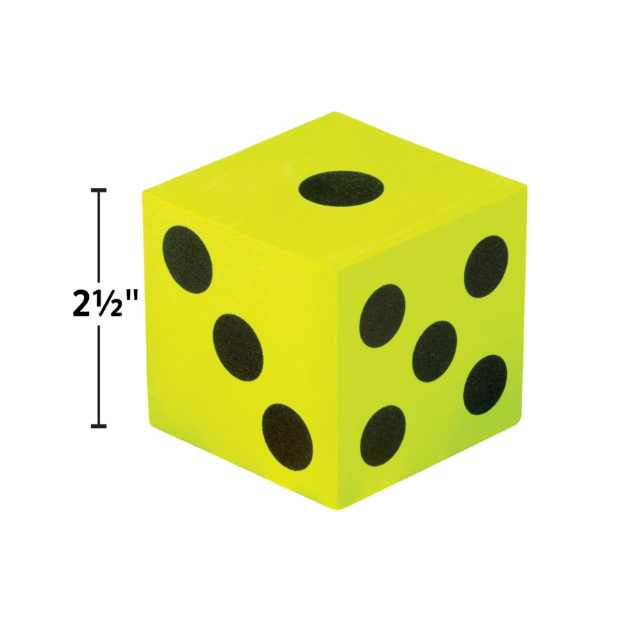 Colorful Jumbo Dice 4-Pack - TCR20810 | Teacher Created Resources