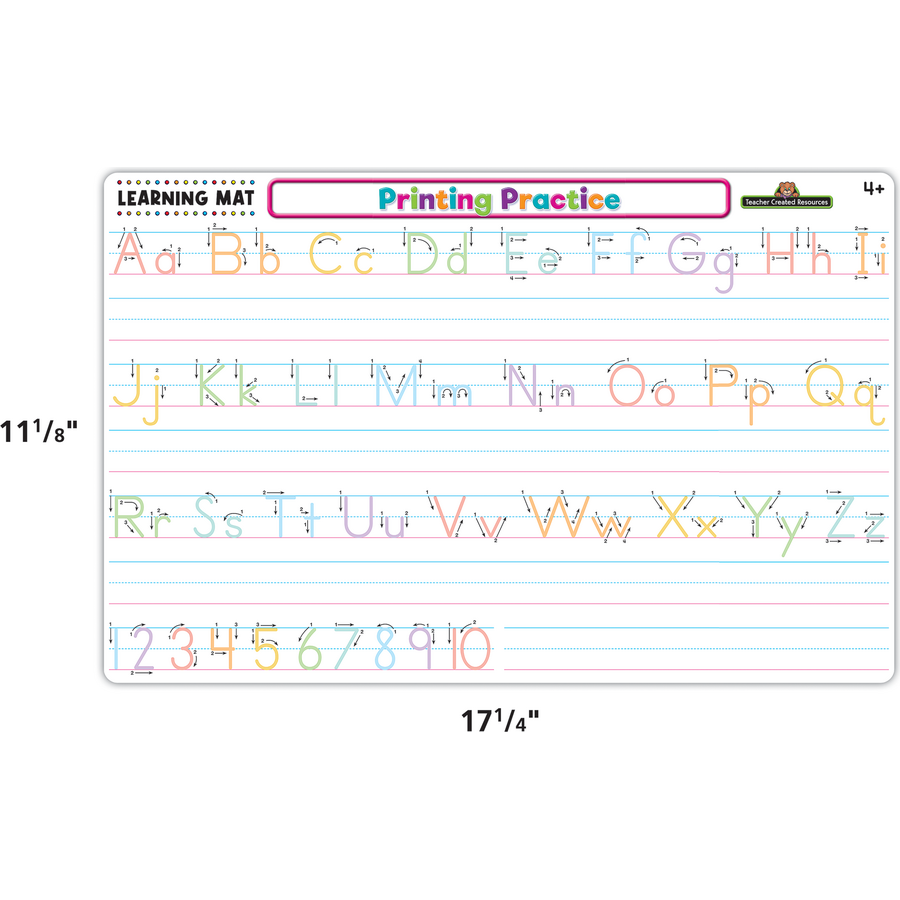 Printing Practice Learning Mat - TCR21013 | Teacher Created Resources