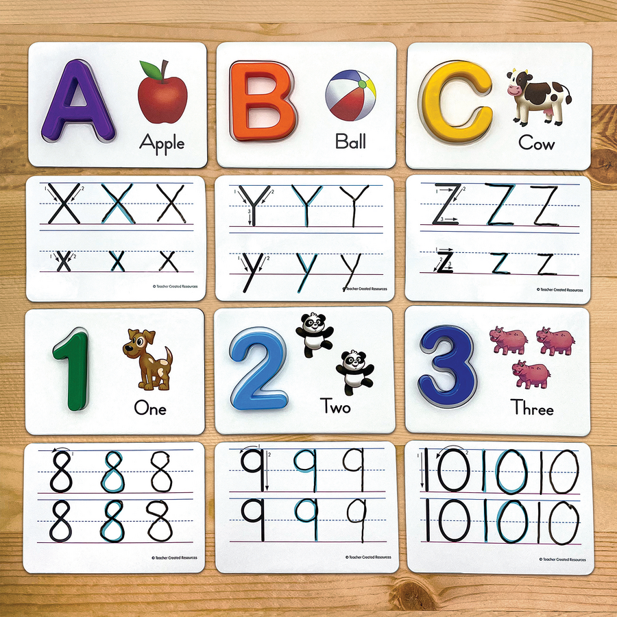 Alphabet & Numbers Learning Cards - TCR21034 | Teacher Created Resources