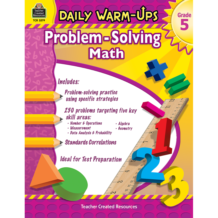 Daily Warm-Ups: Problem Solving Math Grade 5 - TCR3579 | Teacher ...